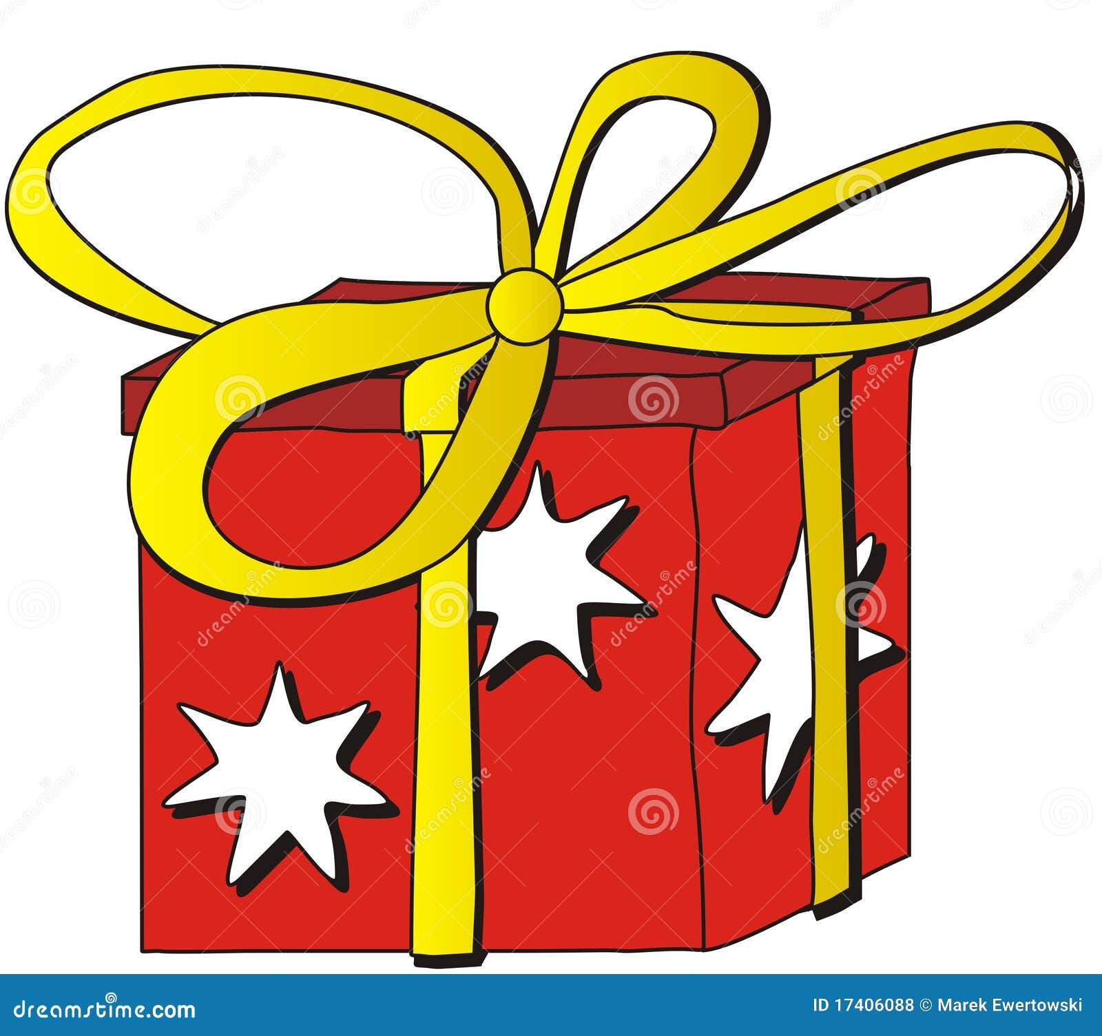 Gift cartoon stock vector. Illustration of case, carton - 17406088