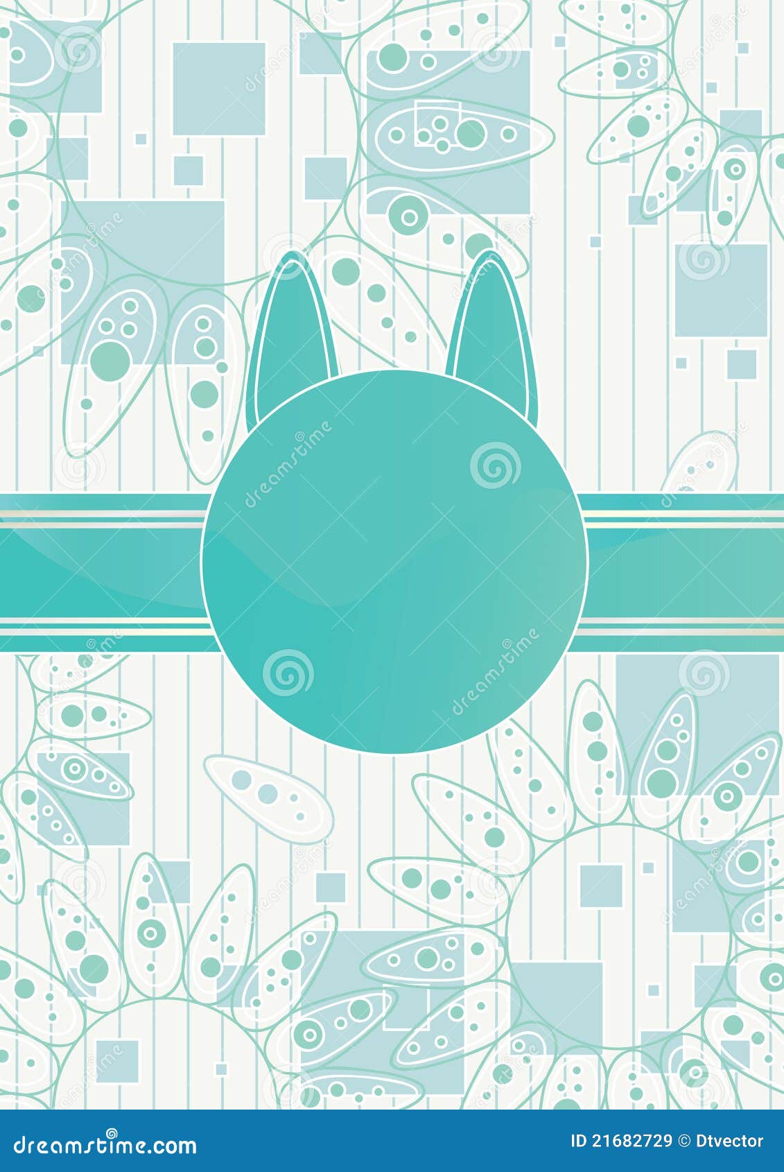 Gift Cat Card_eps stock vector. Illustration of colors - 21682729