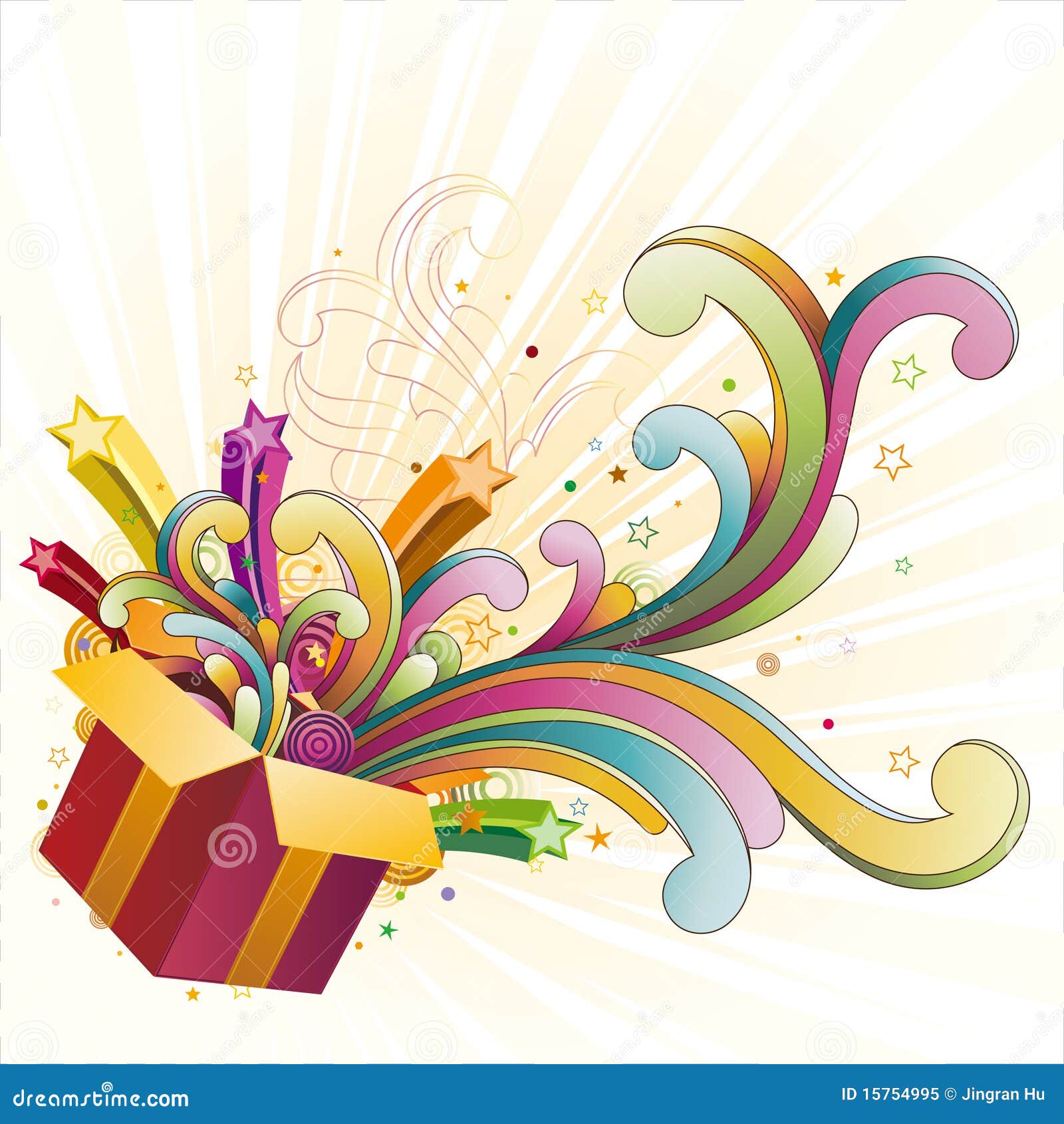 Gift and celebration stock vector. Illustration of balloon - 15754995