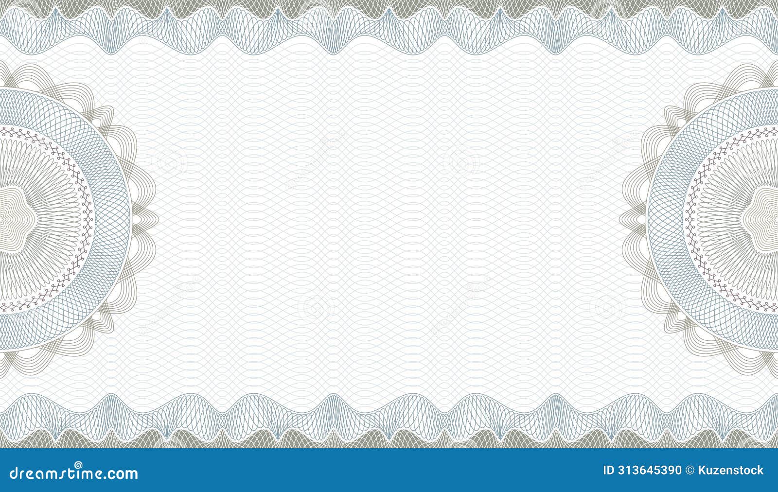 Cheque Template. Blank Checkbook Pages Mockups With Empty Fields. Bank ...