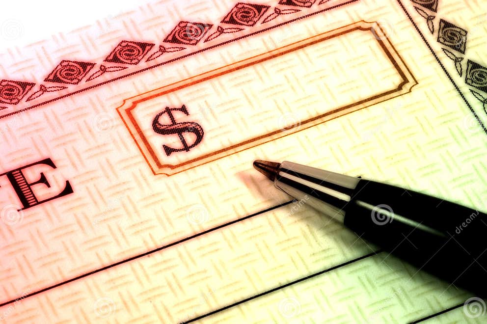 Gift Cheque stock image. Image of gift, savings, check, financial - 48759