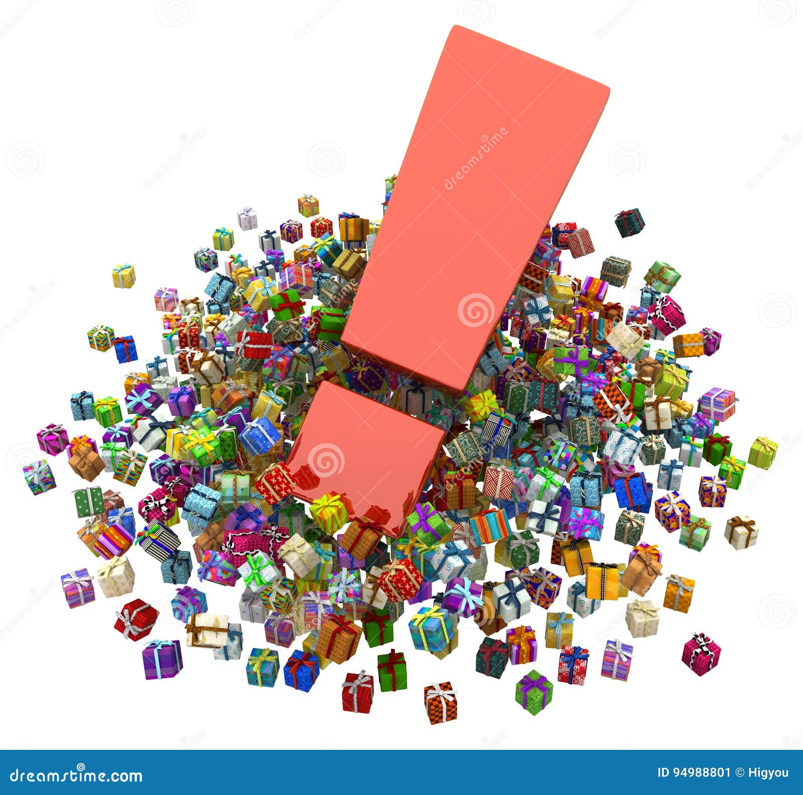 Gift Collection, Exclamation Mark Stock Illustration - Illustration of ...