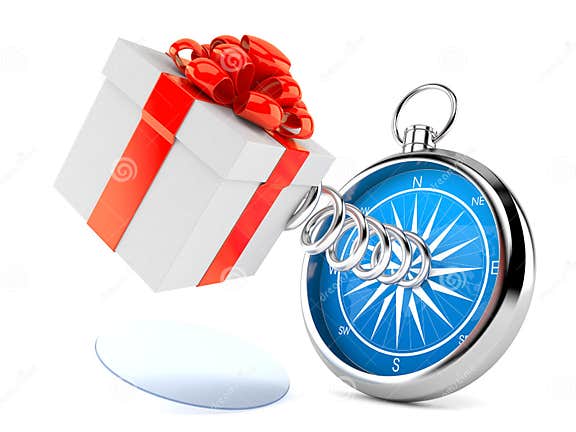 T With Compass Stock Illustration Illustration Of Location 99628854