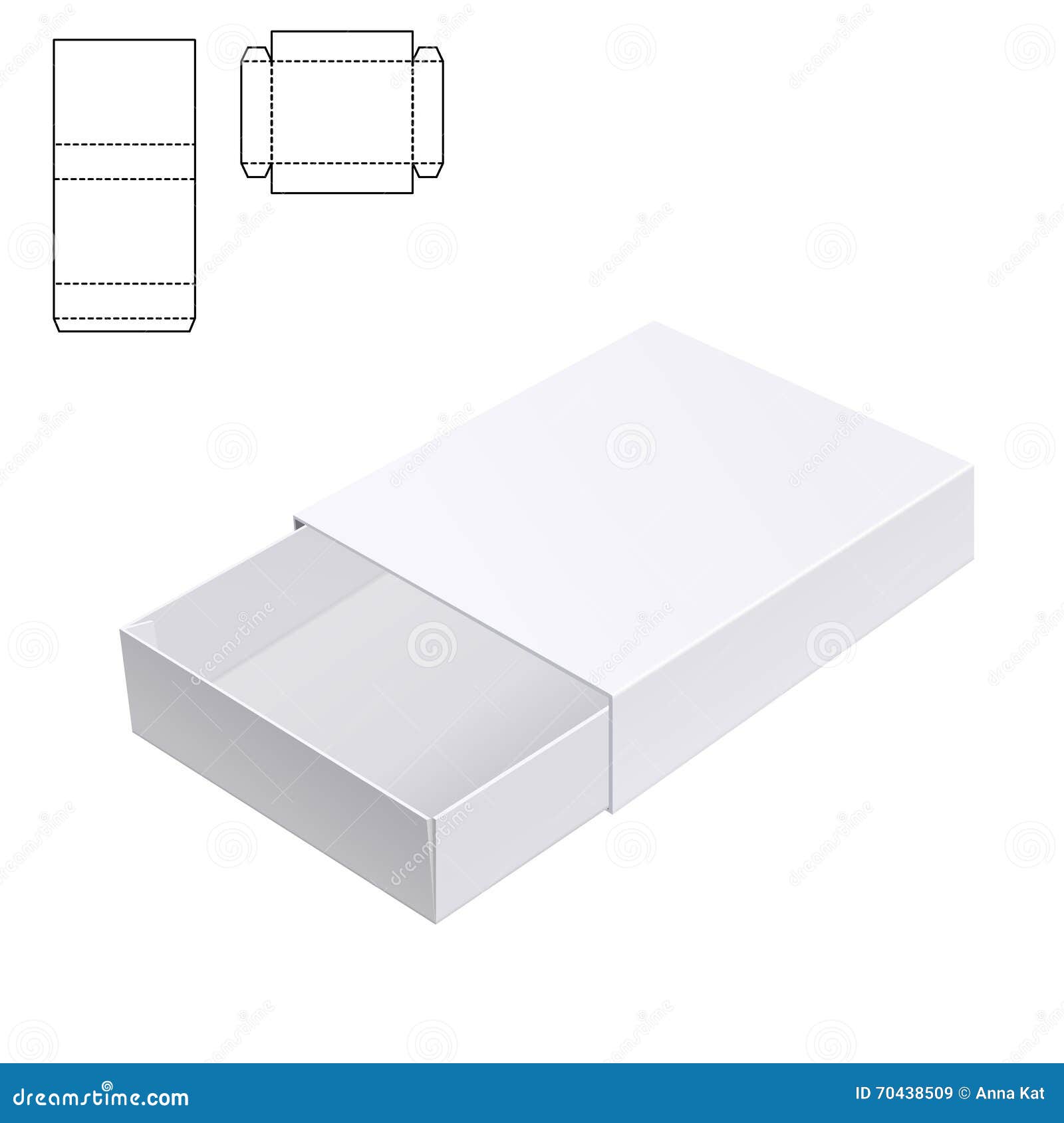 Gift Craft Box for Design a Stock Vector - Illustration of fries ...