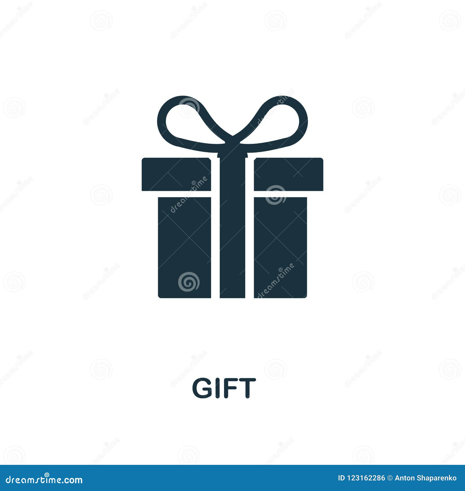 Gift Creative Icon. Simple Element Illustration. Gift Concept Symbol ...