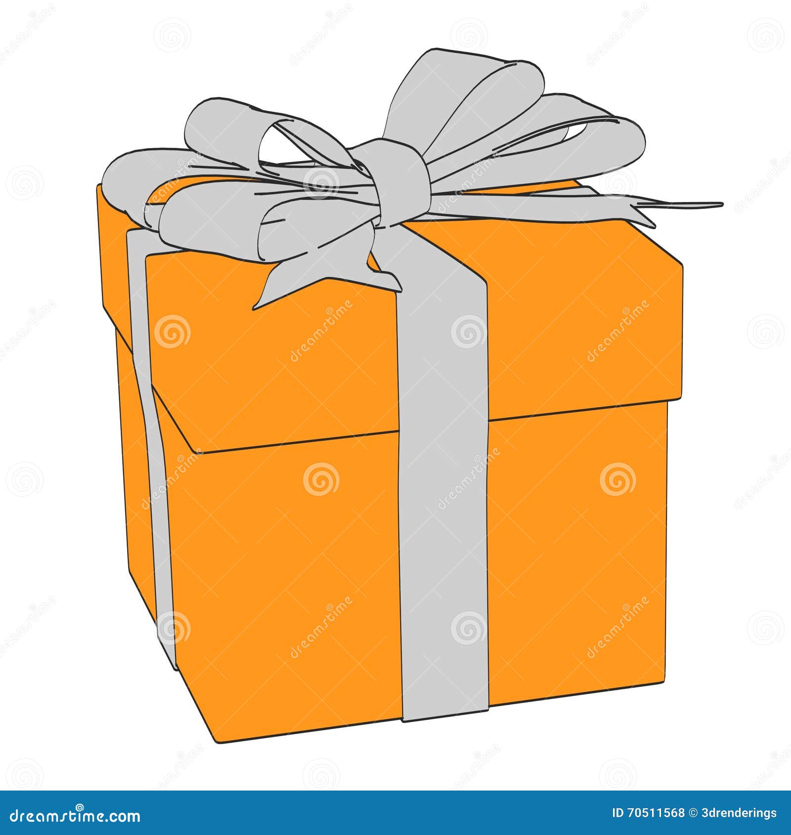 Gift stock illustration. Illustration of toon, holiday - 70511568