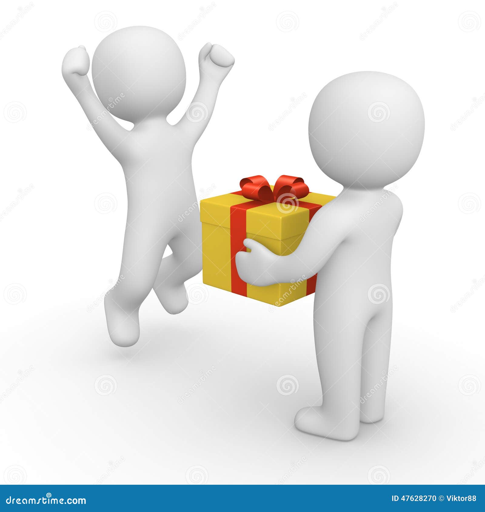 Gift stock illustration. Illustration of give, human - 47628270
