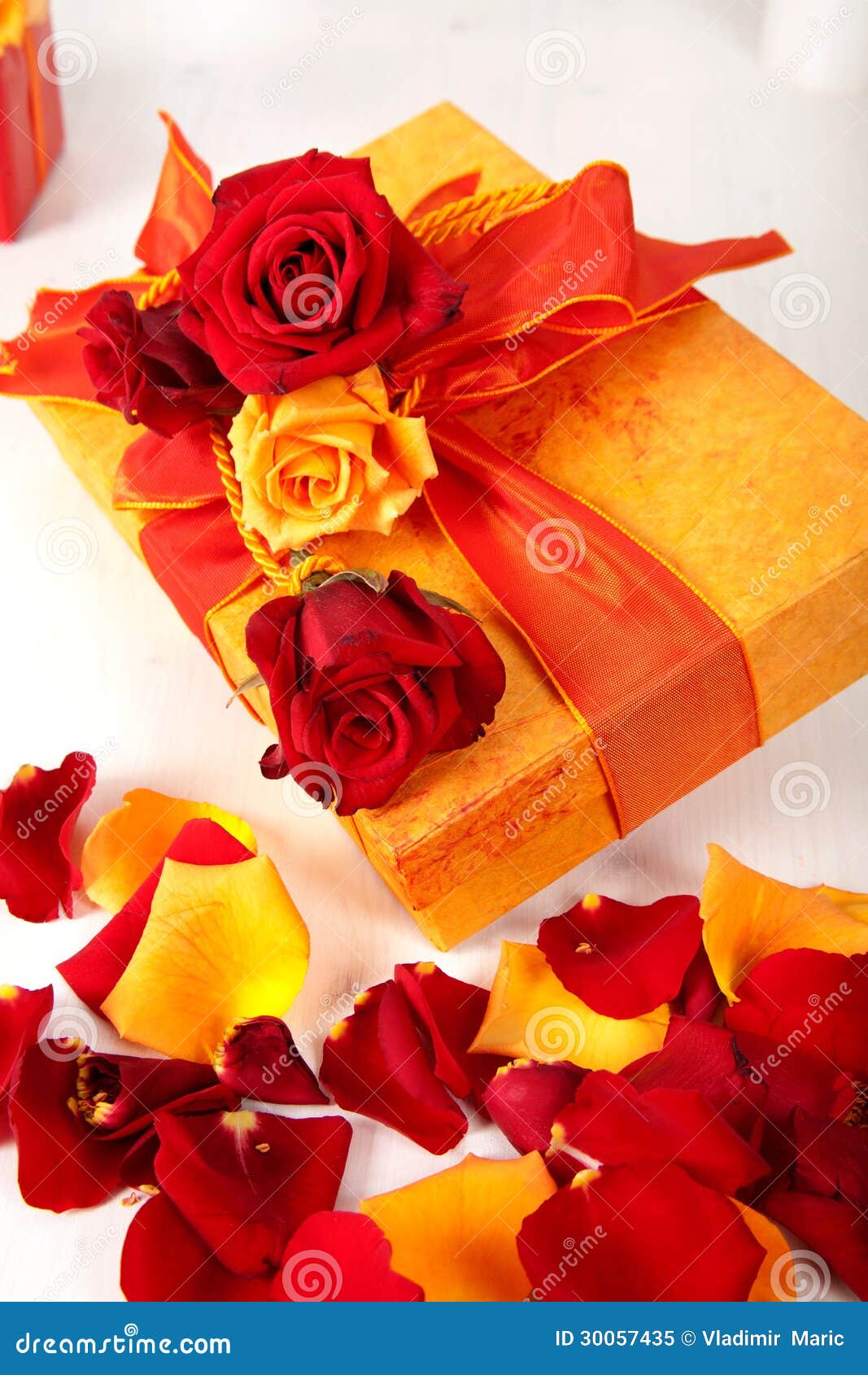 Gift decorated stock image. Image of nature, colorful - 30057435