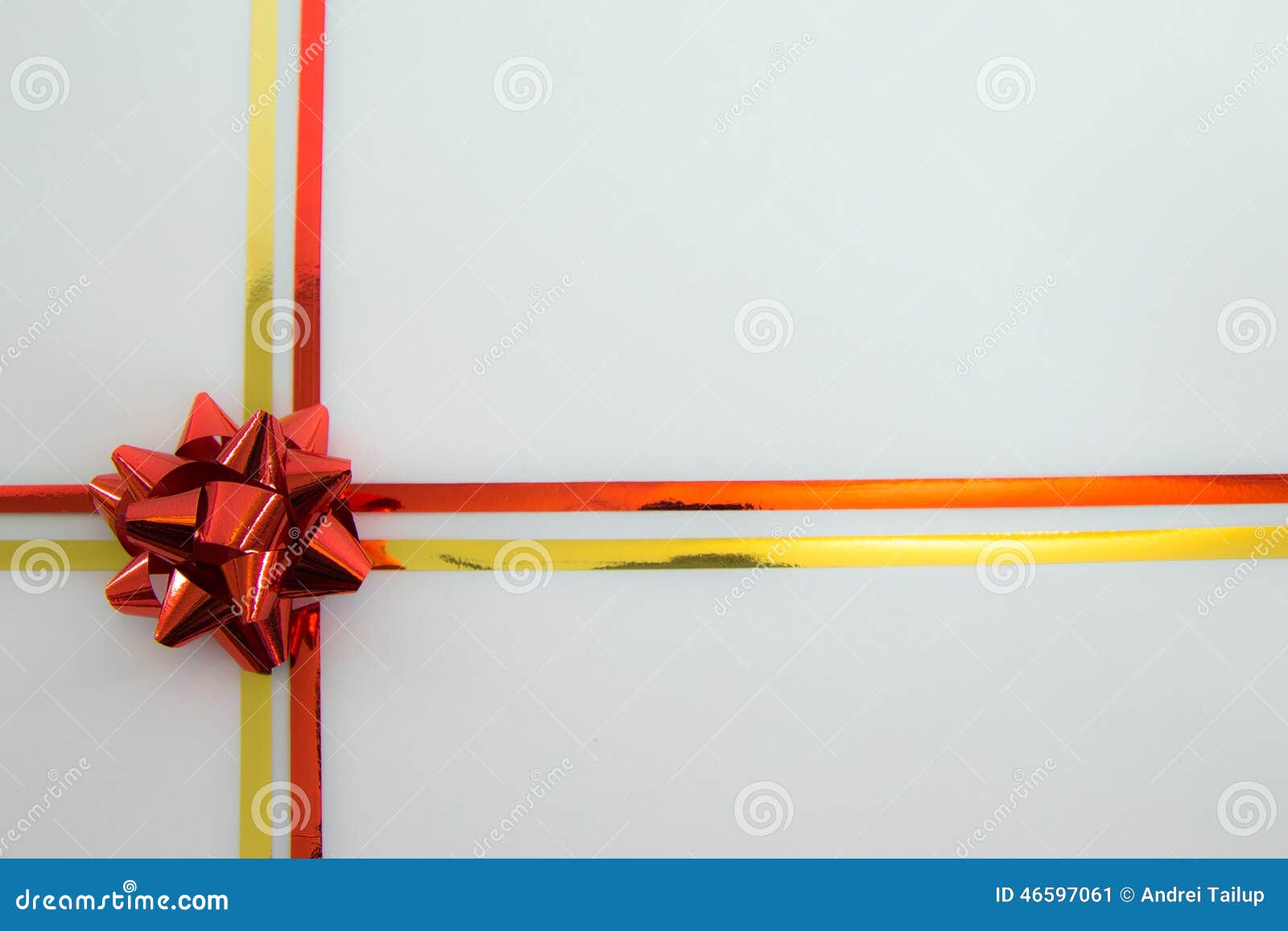 Gift decoration stock image. Image of knot, elegant, message - 46597061
