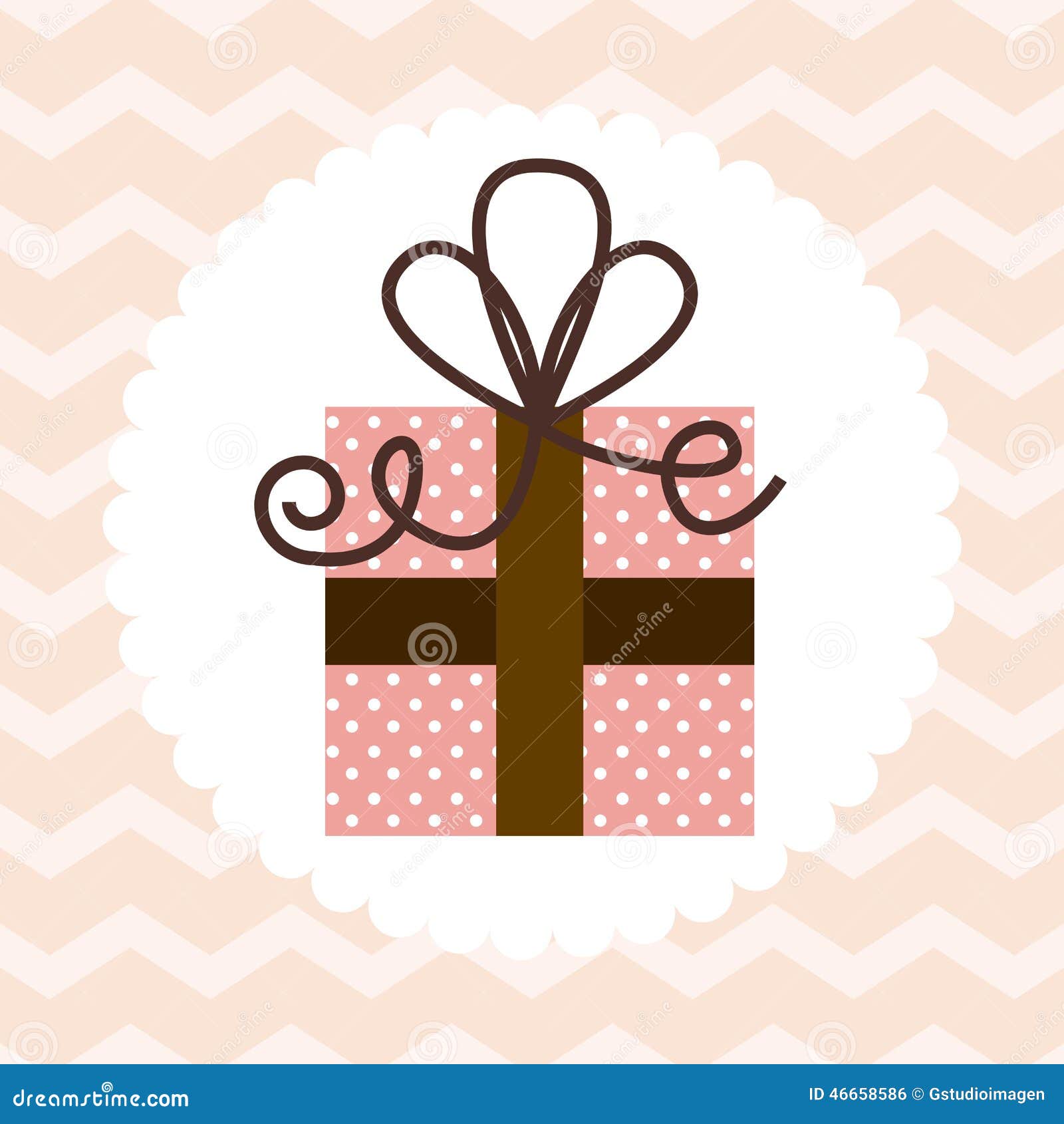 Gift design stock vector. Illustration of holiday, design - 46658586