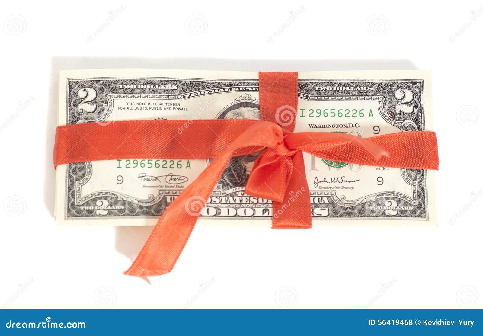 Gift of dollars stock photo. Image of dollar, currency - 56419468