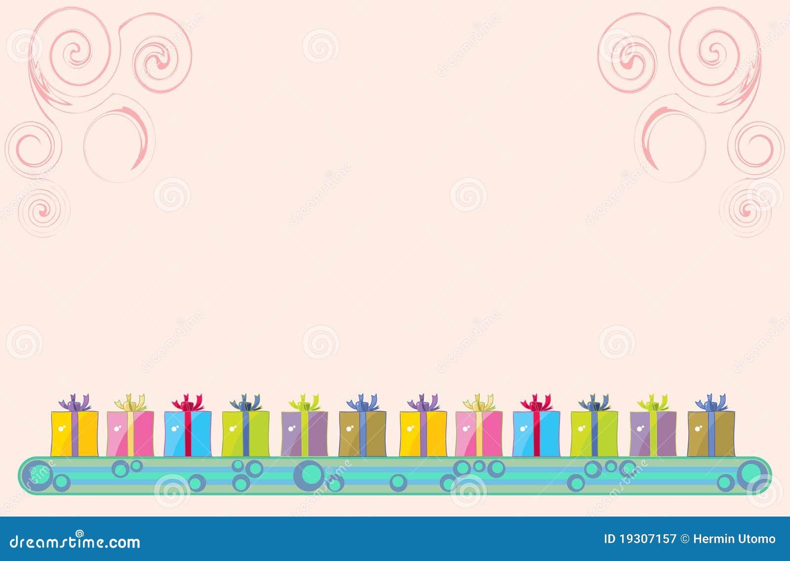 Gift Factory stock vector. Illustration of anniversary - 19307157