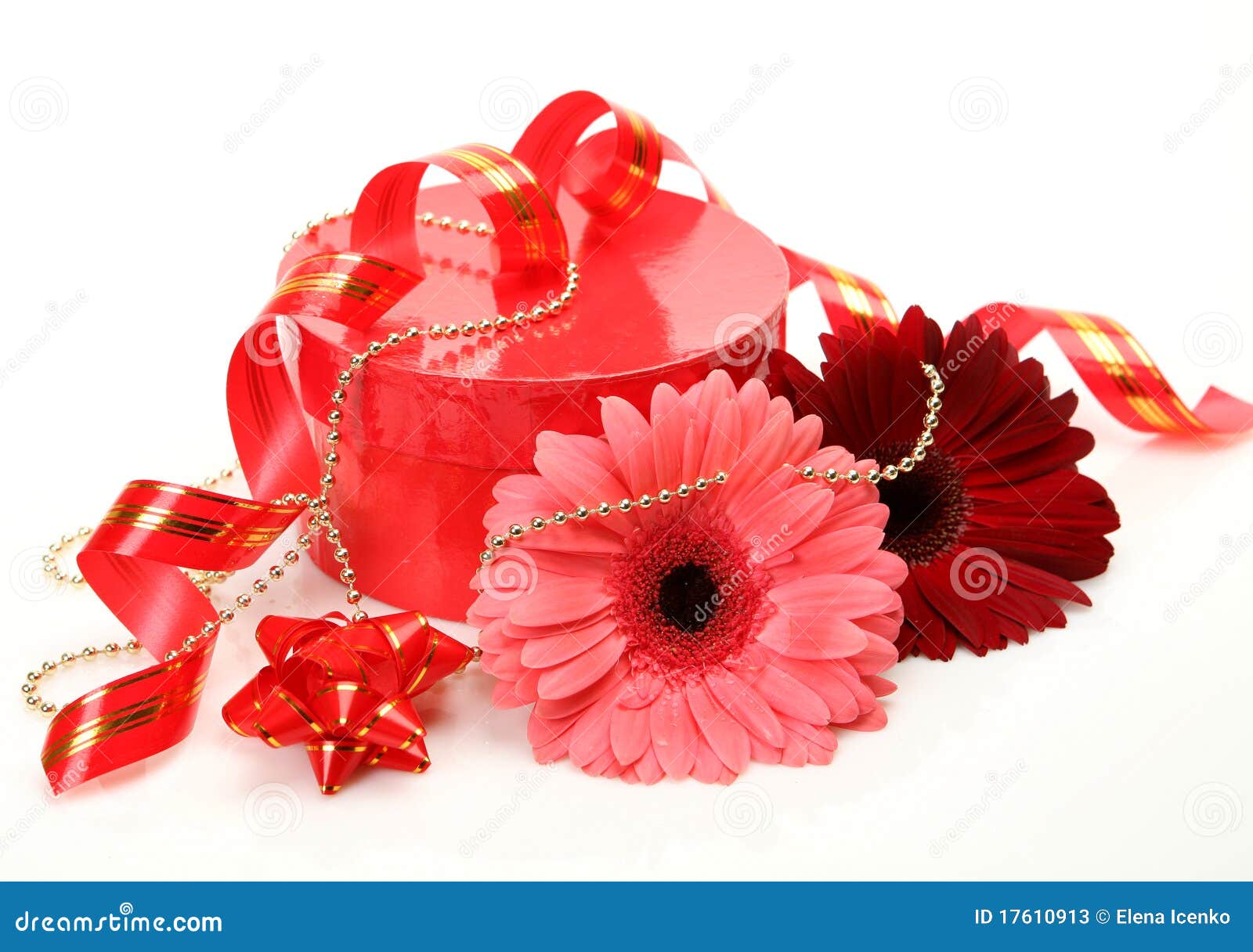 Gift and flower stock image. Image of gift, surprise - 17610913