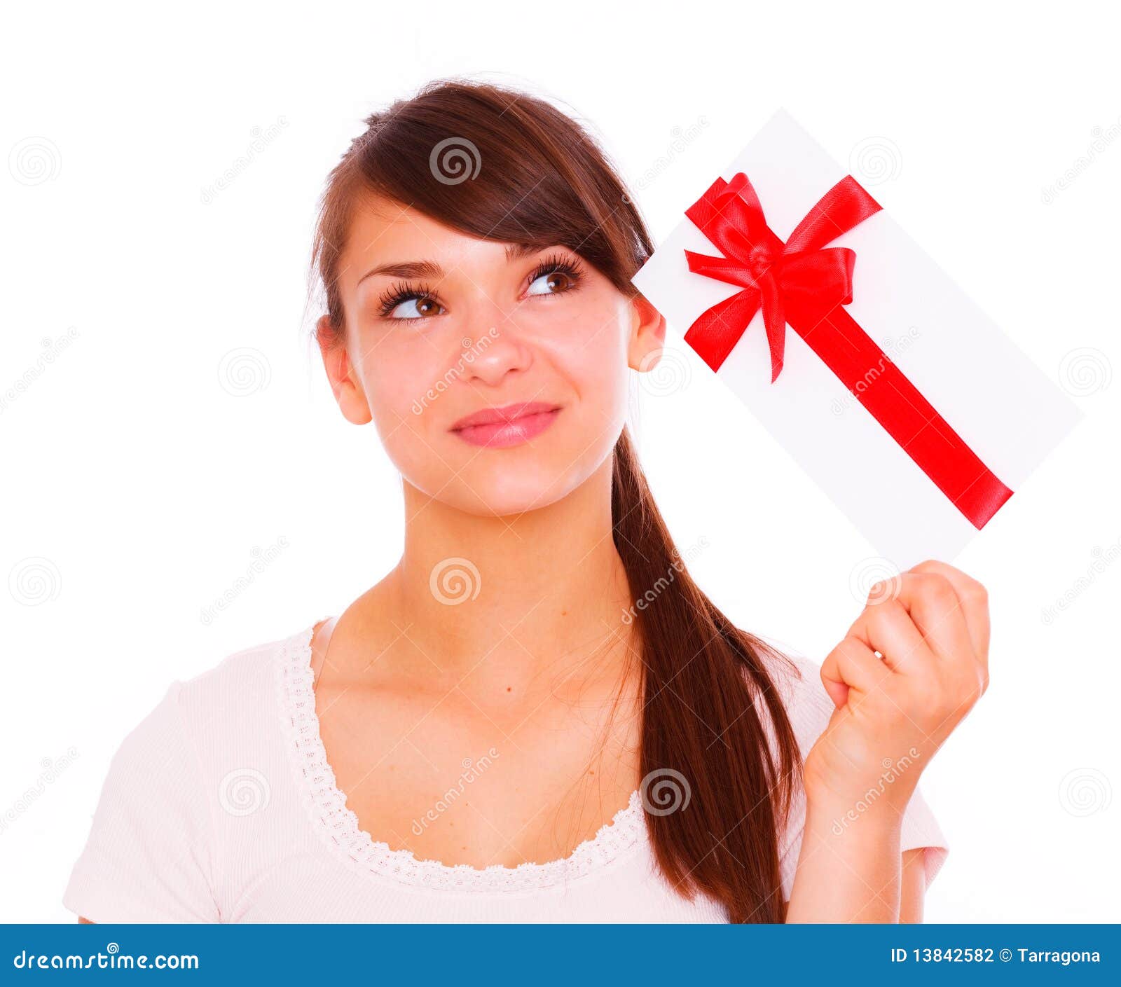 Gift girl stock photo. Image of money, dress, girl, lifestyle - 13842582