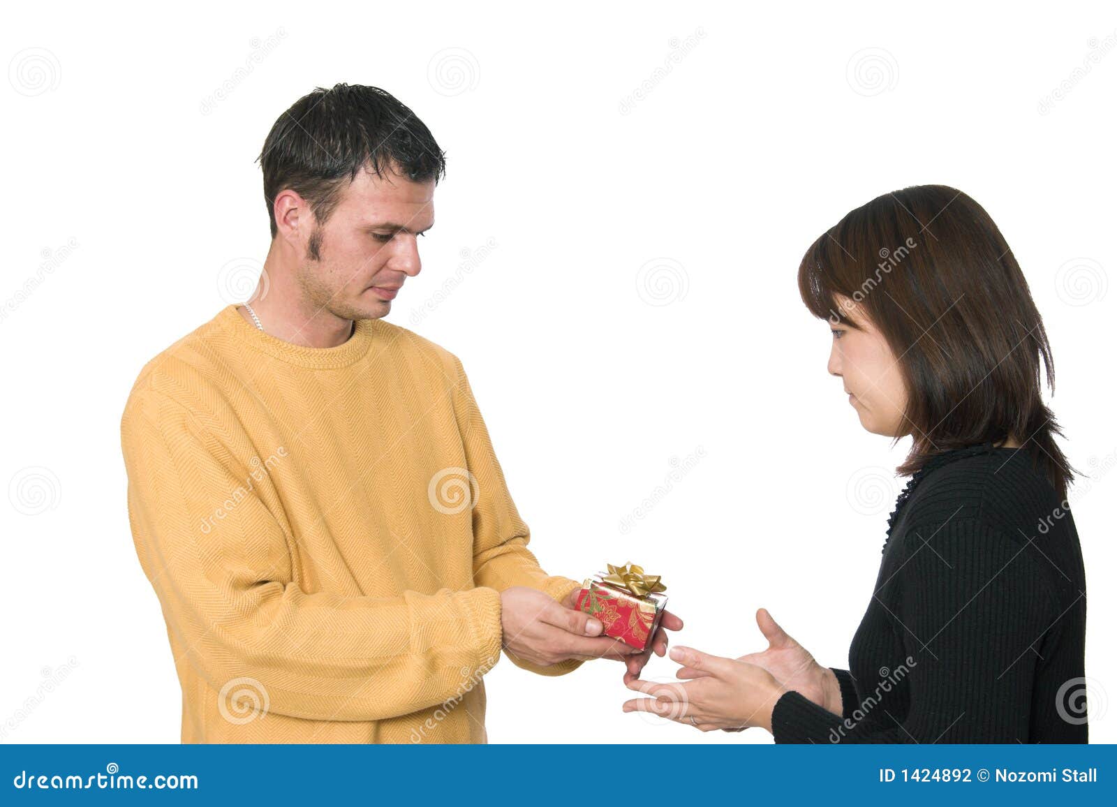 Gift giving stock photo. Image of green, offer, cheer - 1424892