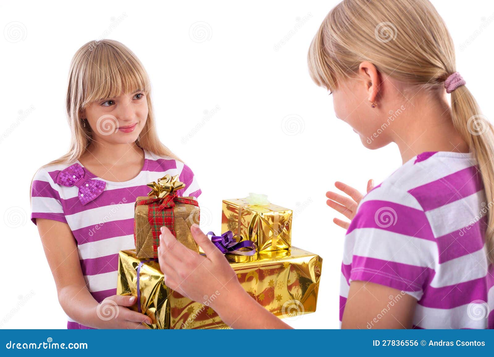 Gift giving stock photo. Image of birthday, love, cutout - 27836556