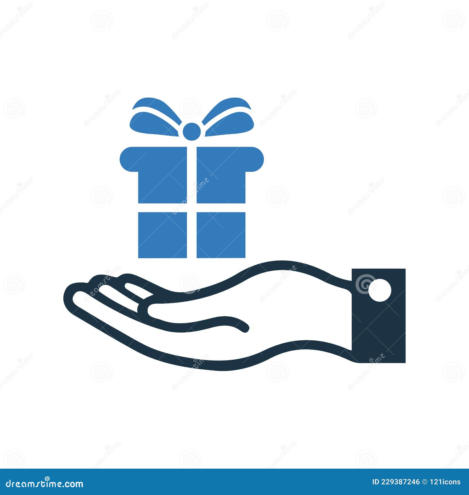 Gift, Giving, Prize, Box, Present Icon. Editable Vector Graphics Stock ...