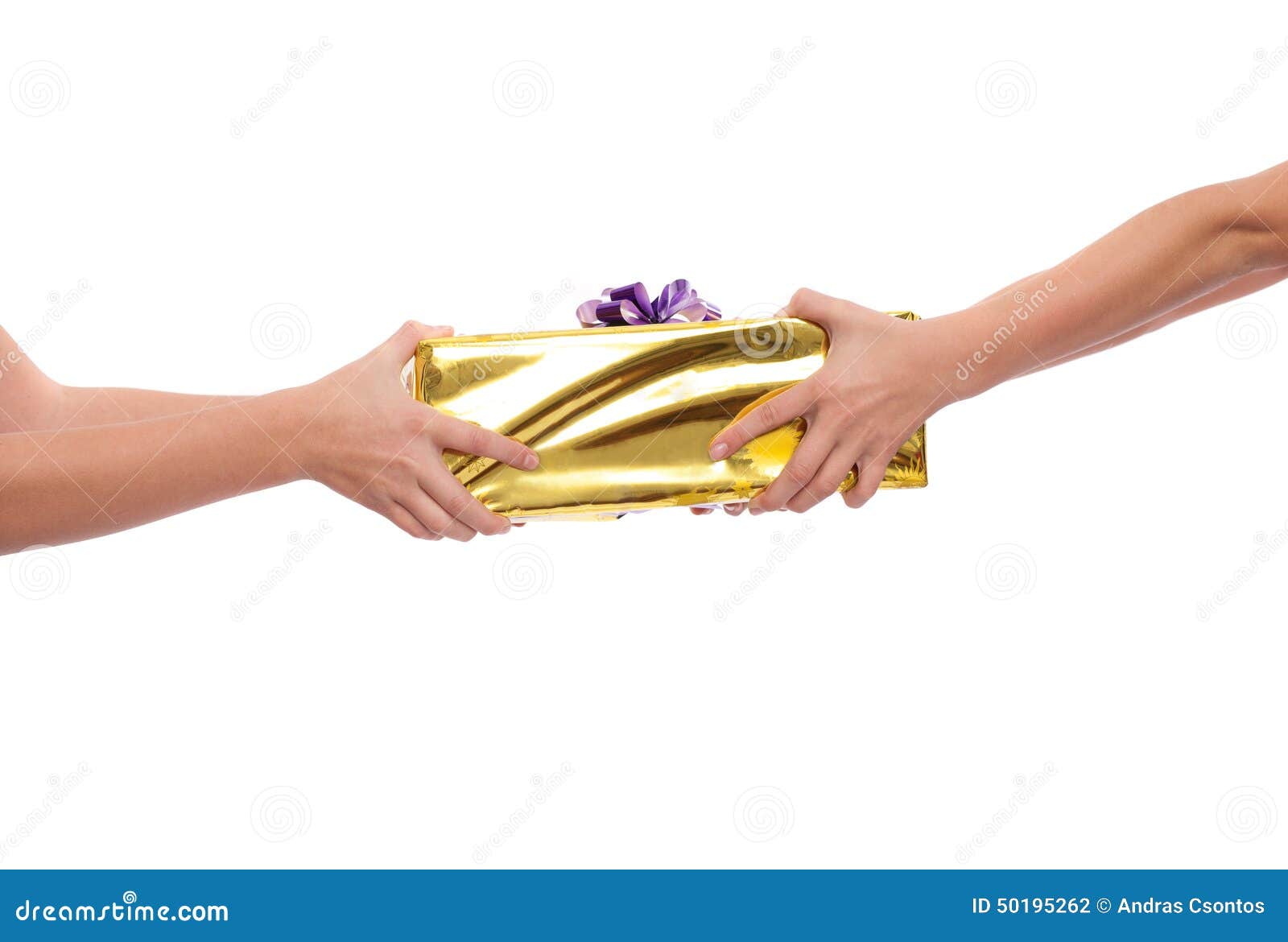 Gift giving stock photo. Image of giving, women, holding - 50195262
