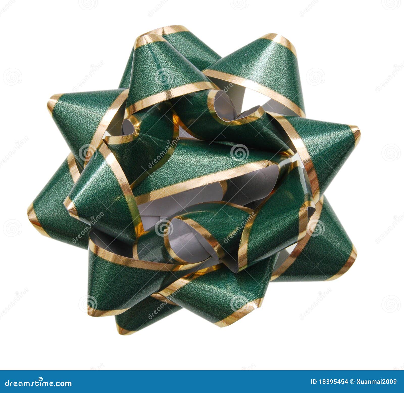 Gift green bow stock photo. Image of present, gift, holiday - 18395454