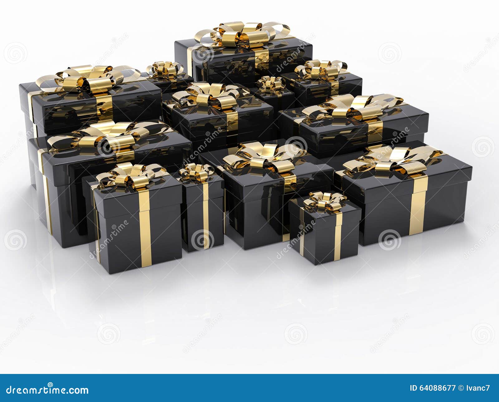 Gift Group Render Background Stock Illustration - Illustration of ...