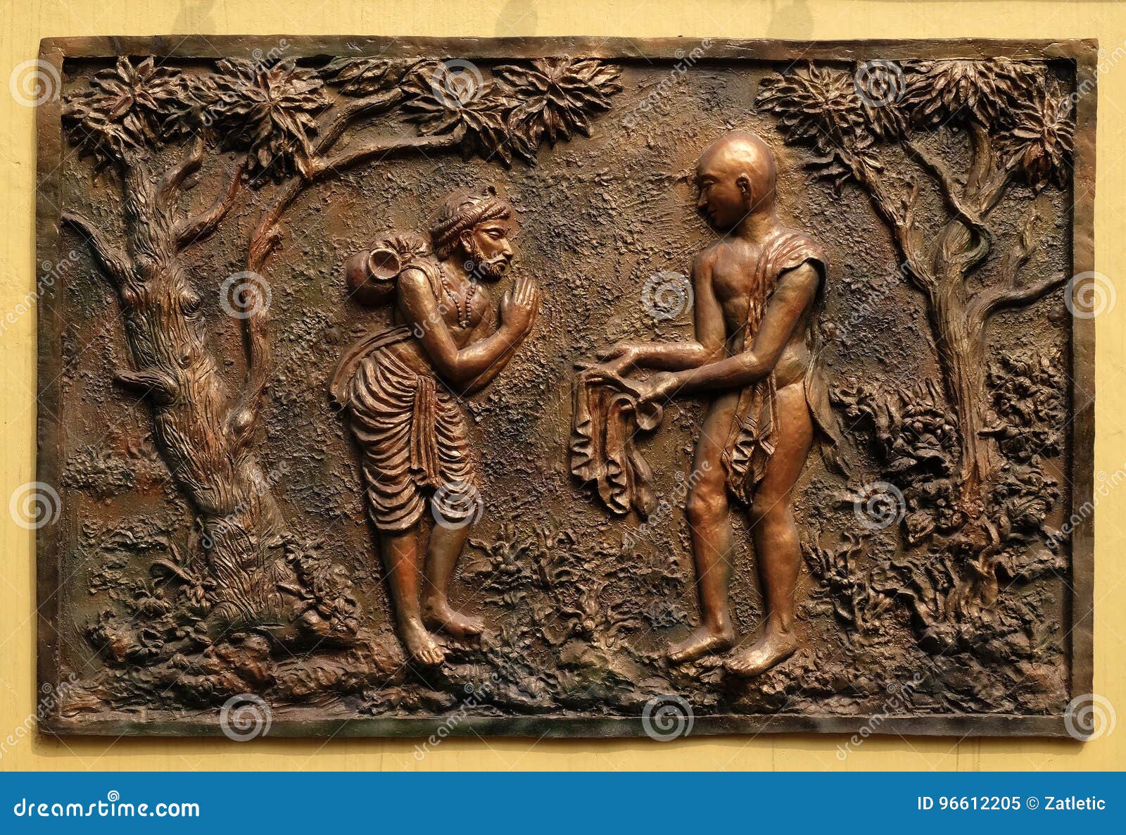 Gift of the Half of the Devadusya Divine Cloth Given by Indra To a Poor ...