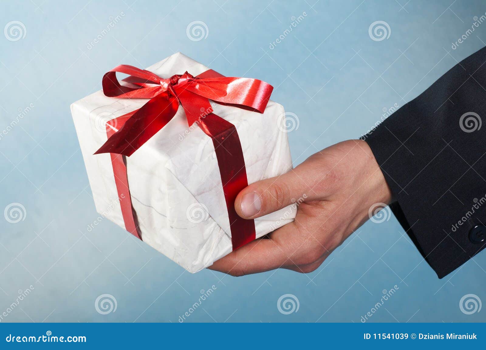 Gift in hand stock image. Image of present, holiday, concept - 11541039