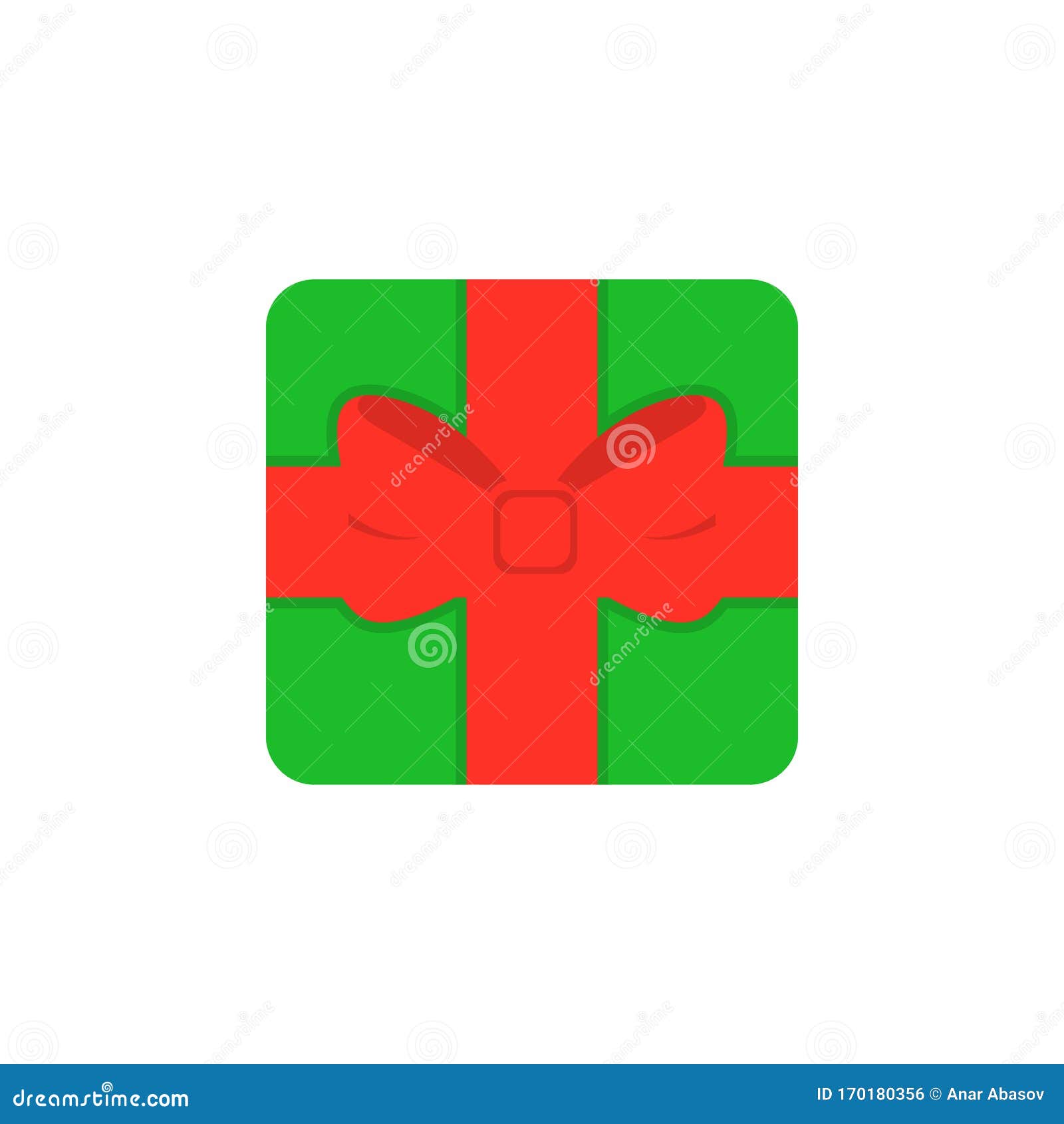 Gift Icon. Element of Colored Christmas Holiday Icon for Mobile Concept ...