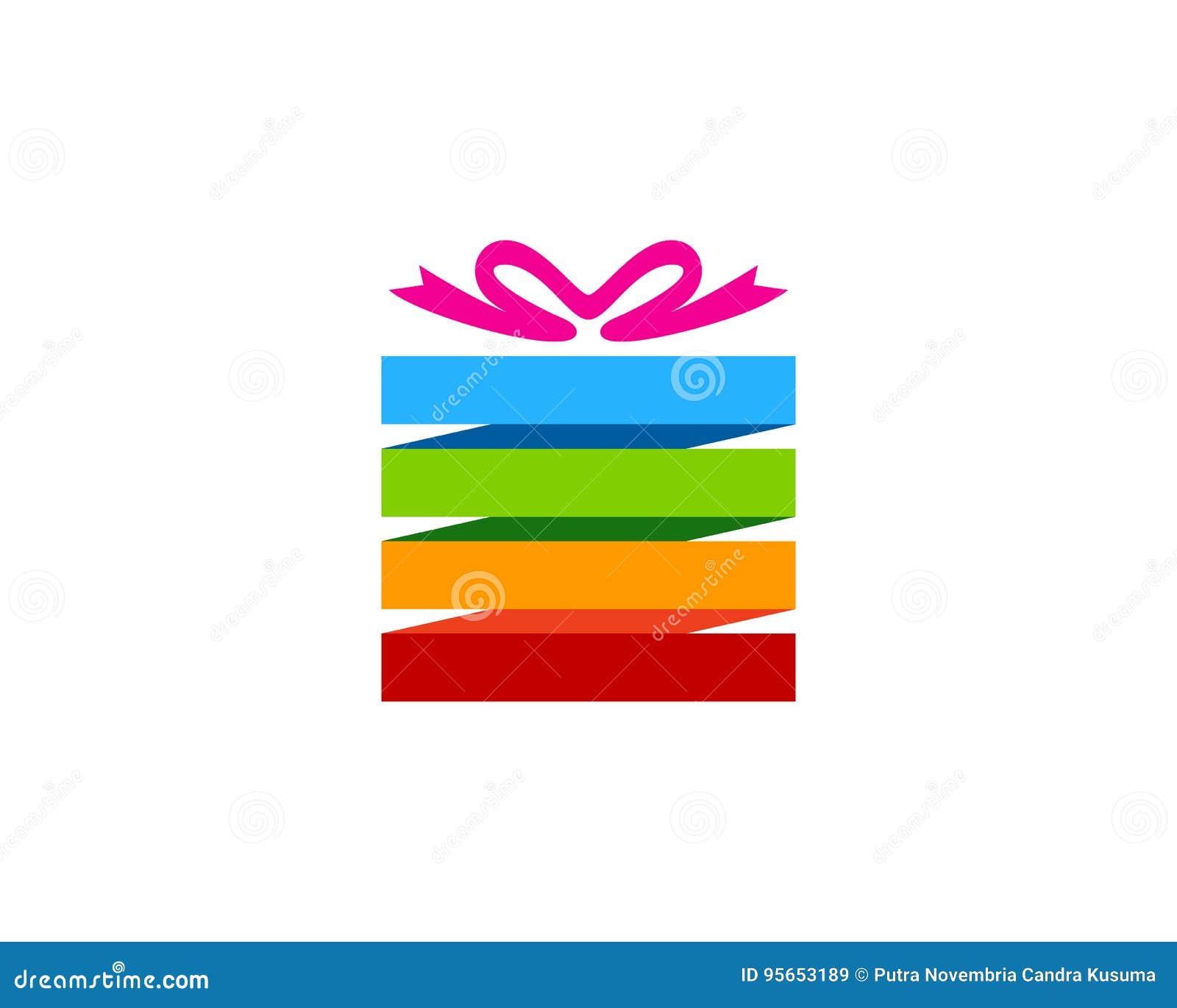 Gift Icon Logo Design Element Stock Vector - Illustration of design ...