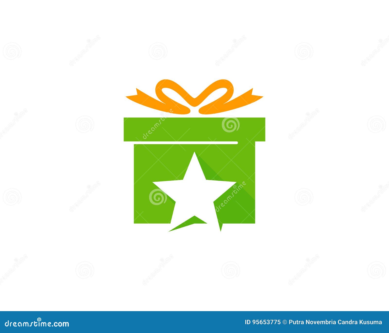 Gift Icon Logo Design Element Stock Vector - Illustration of creative ...