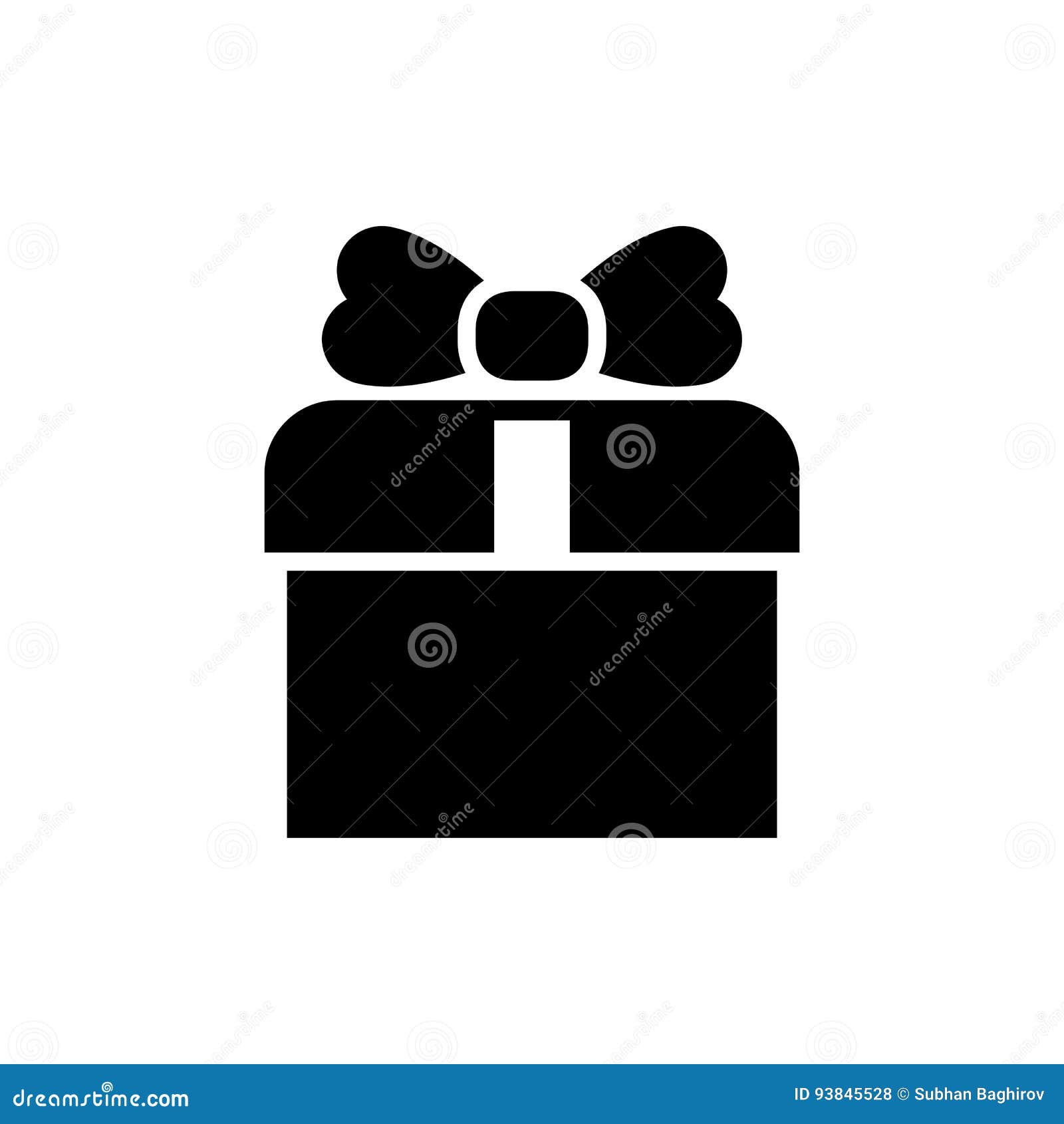 Gift Icon Simple Flat Style Vector Illustration Stock Vector ...