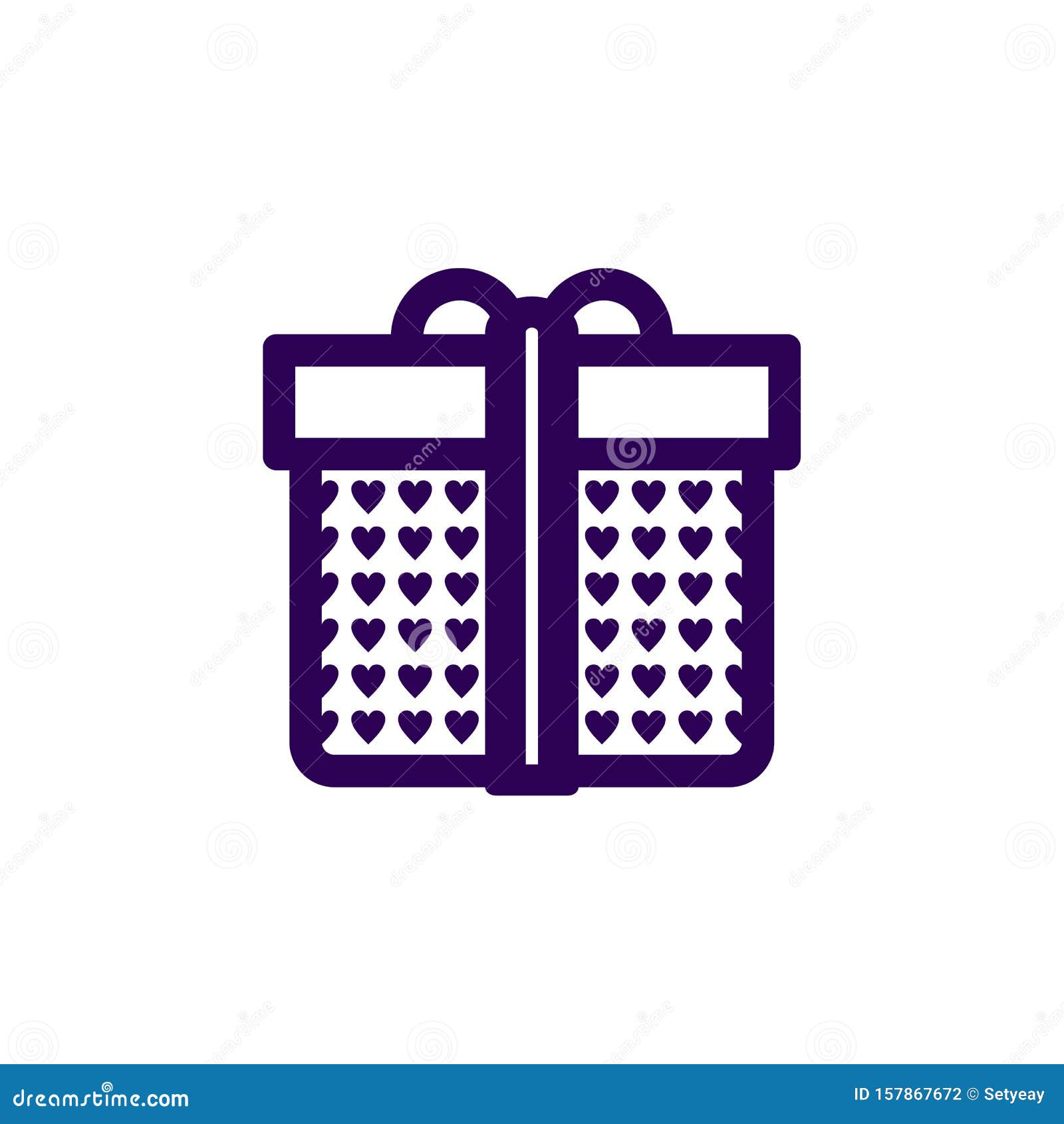 Gift Logo Symbol Template Design Vector, Emblem, Gift Shop Design ...