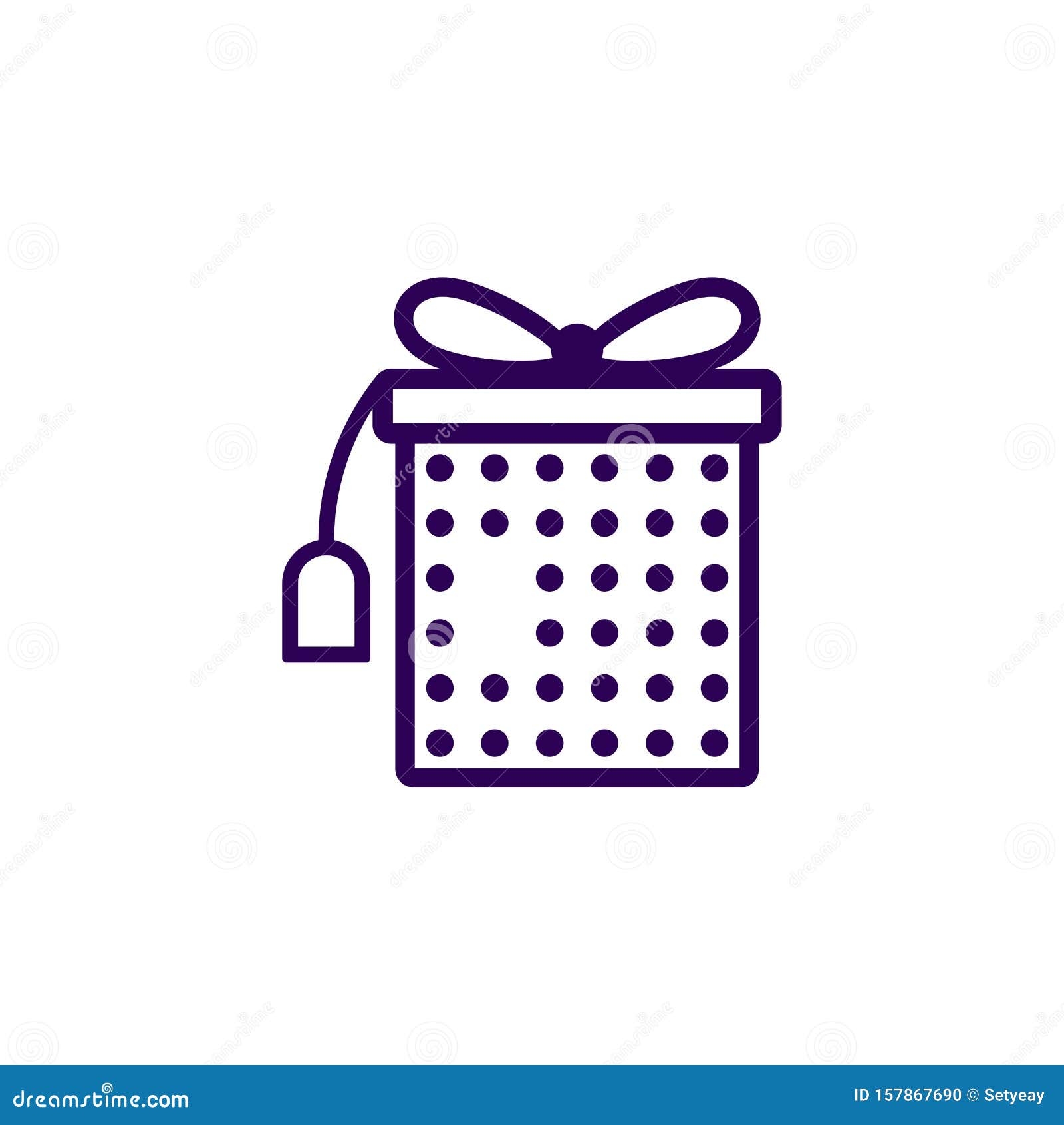 Gift Logo Symbol Template Design Vector, Emblem, Gift Shop Design ...