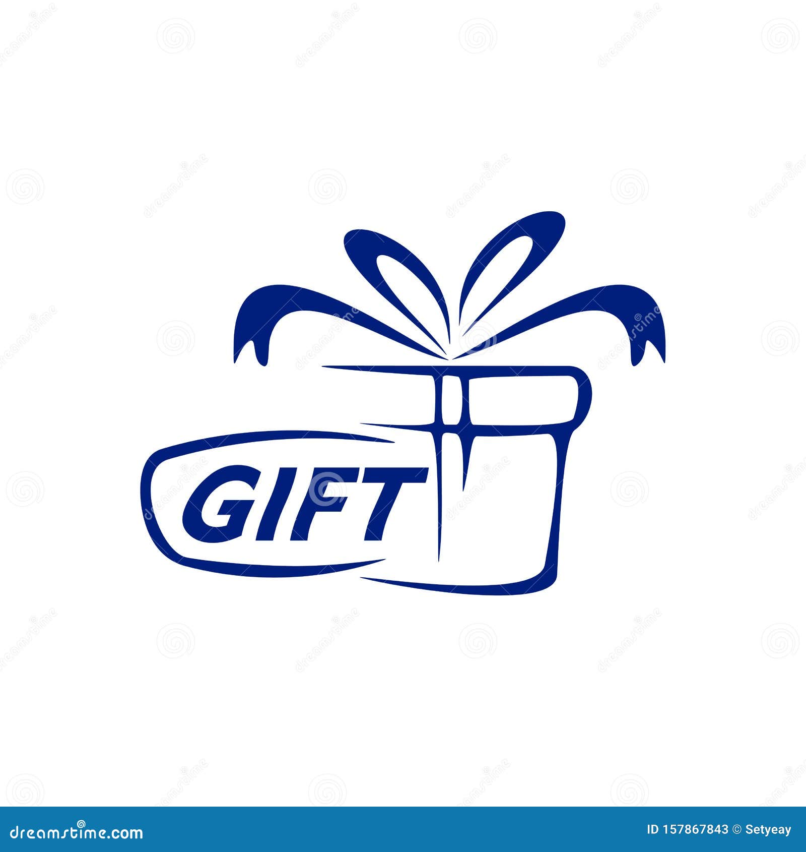 Gift Logo Symbol Template Design Vector, Emblem, Gift Shop Design ...