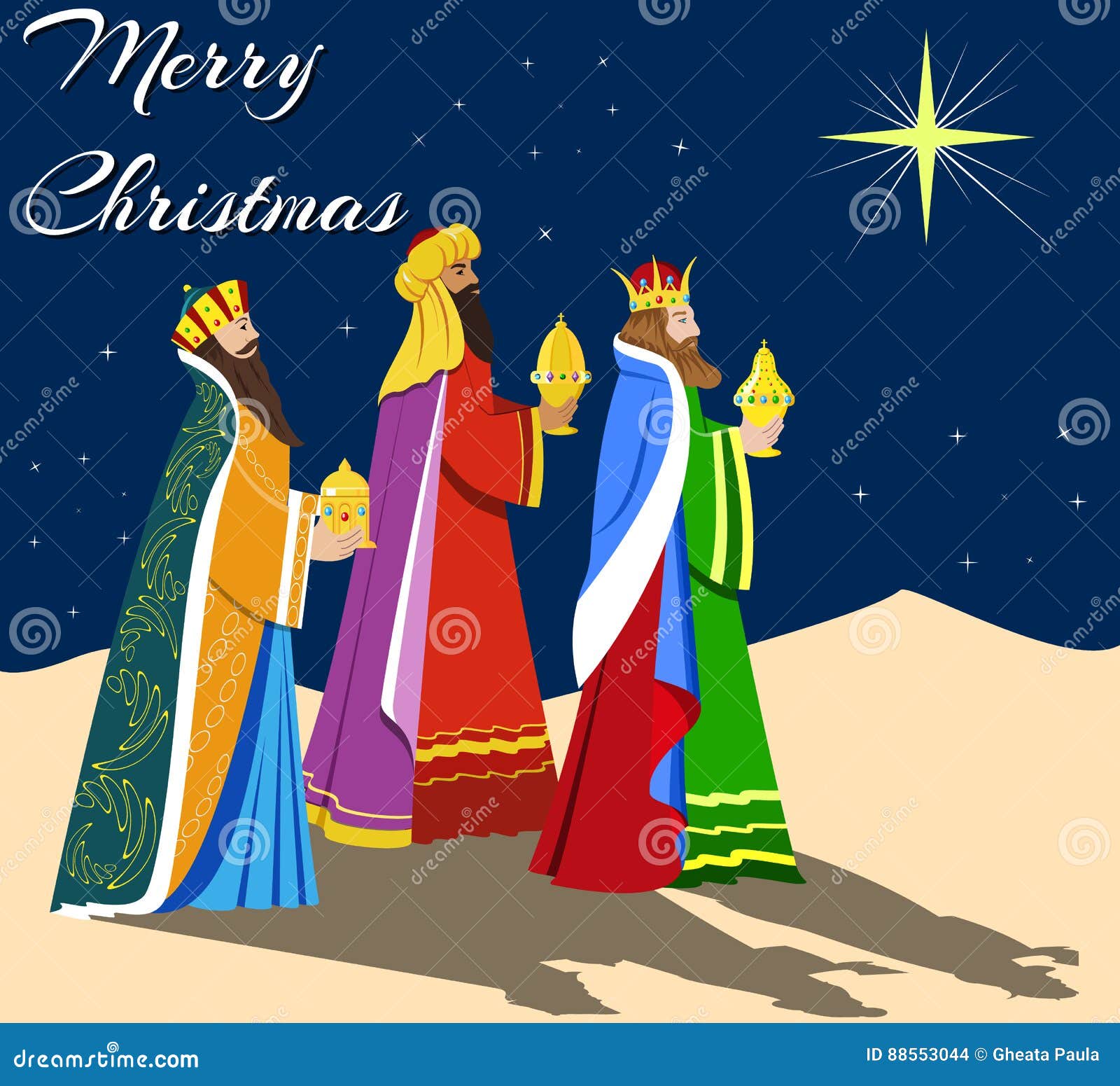 The Gift of the Magi stock illustration. Illustration of wise - 88553044