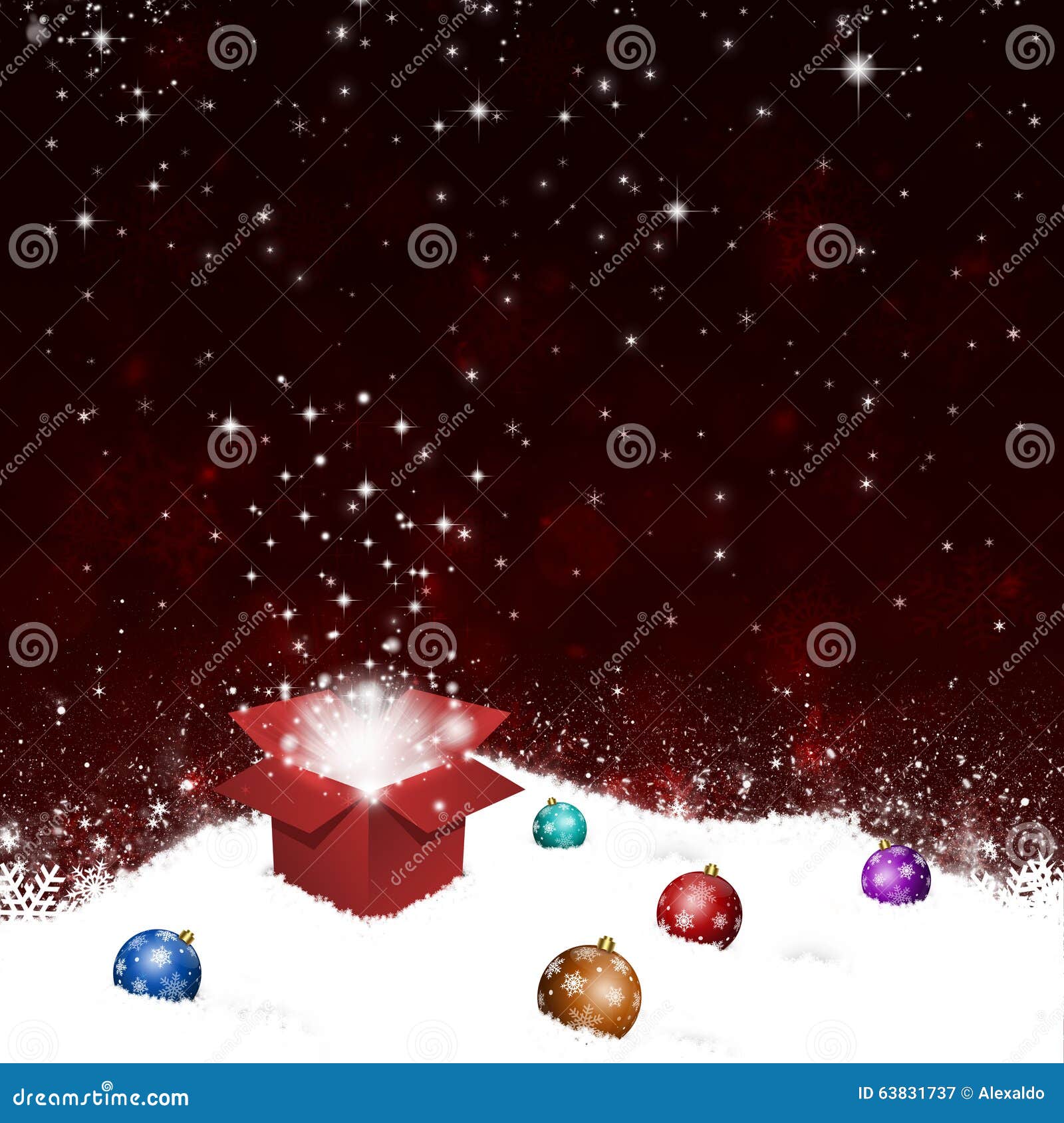 Gift Magic Box stock illustration. Illustration of abstract - 63831737