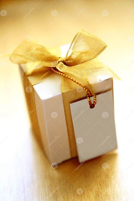 Gift with a note stock photo. Image of ribbons, remember - 438940