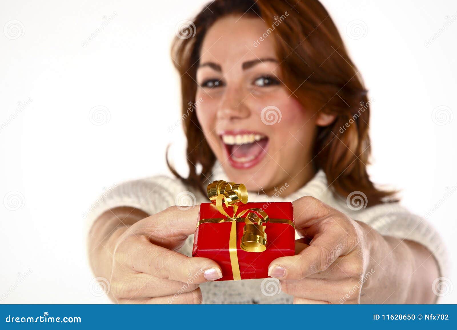 Gift Offer Joy stock photo. Image of festive, human, color - 11628650