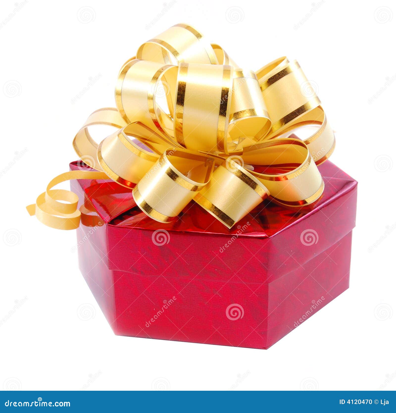 Gift Over a White Background Stock Photo - Image of parcel, gift: 4120470