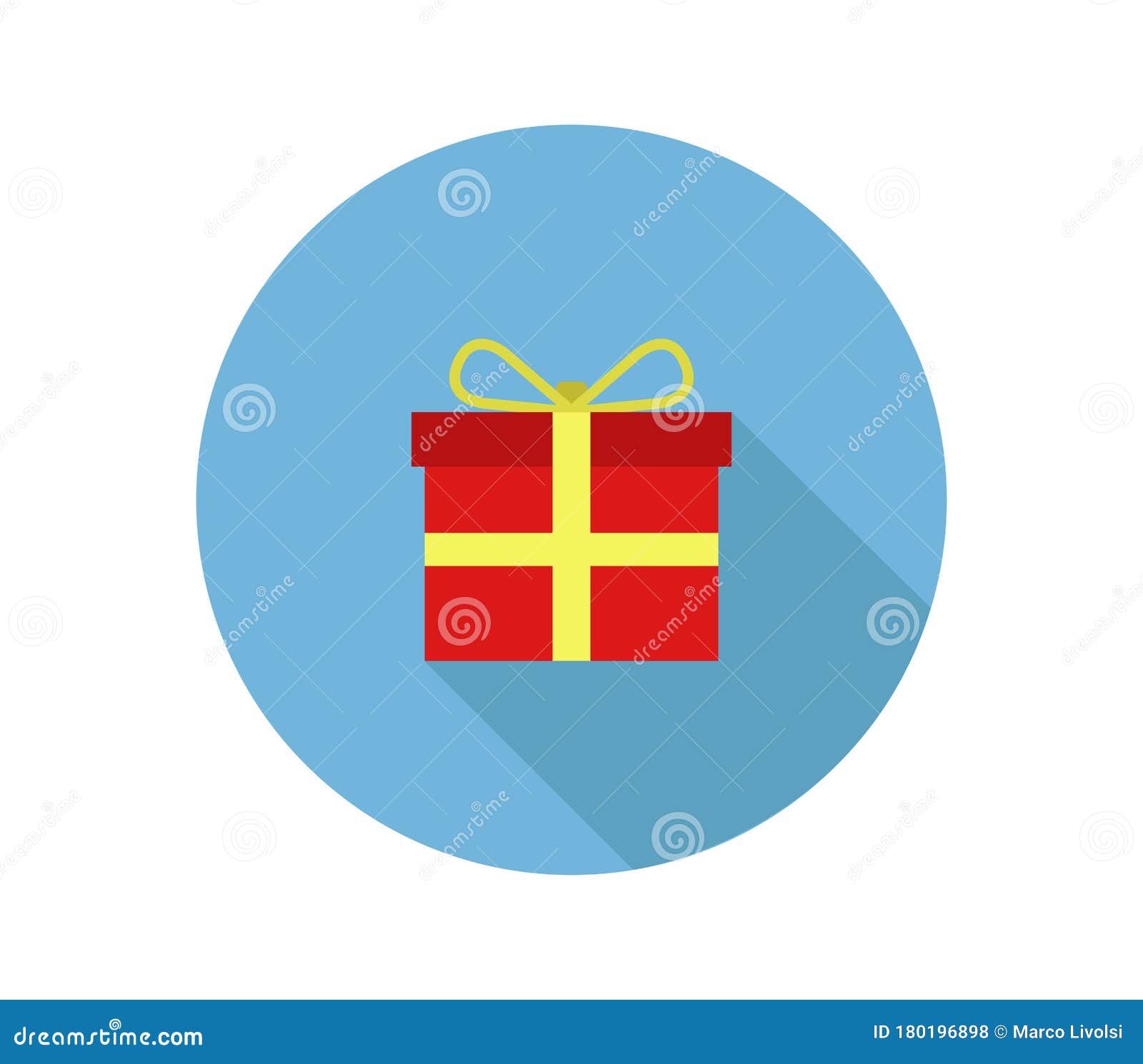 Gift Pack Icon Illustrated in Vector on White Background Stock ...