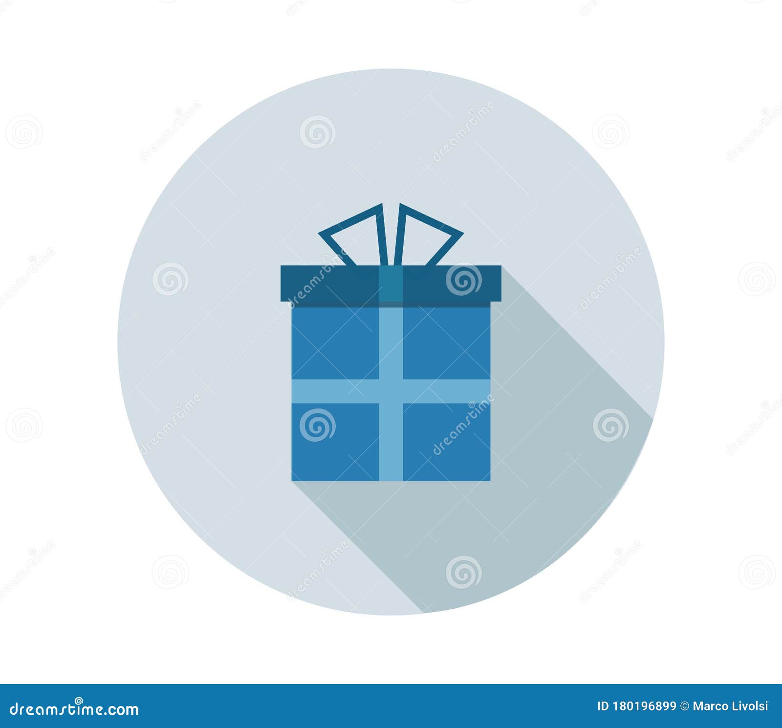 Gift Pack Icon Illustrated in Vector on White Background Stock ...
