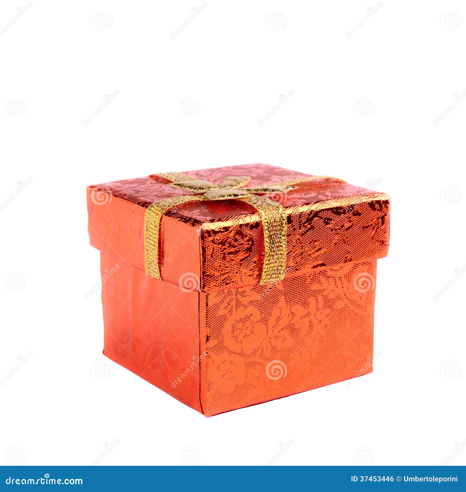 Gift Pack Isolated on White Stock Photo - Image of flake, gift: 37453446