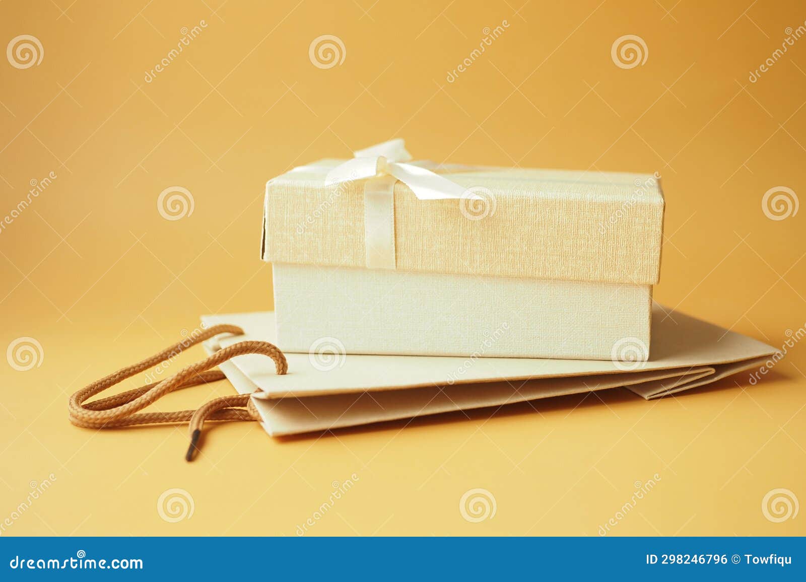 Gift Packed in Eco-friendly Biodegradable Cardboard Stock Photo - Image ...