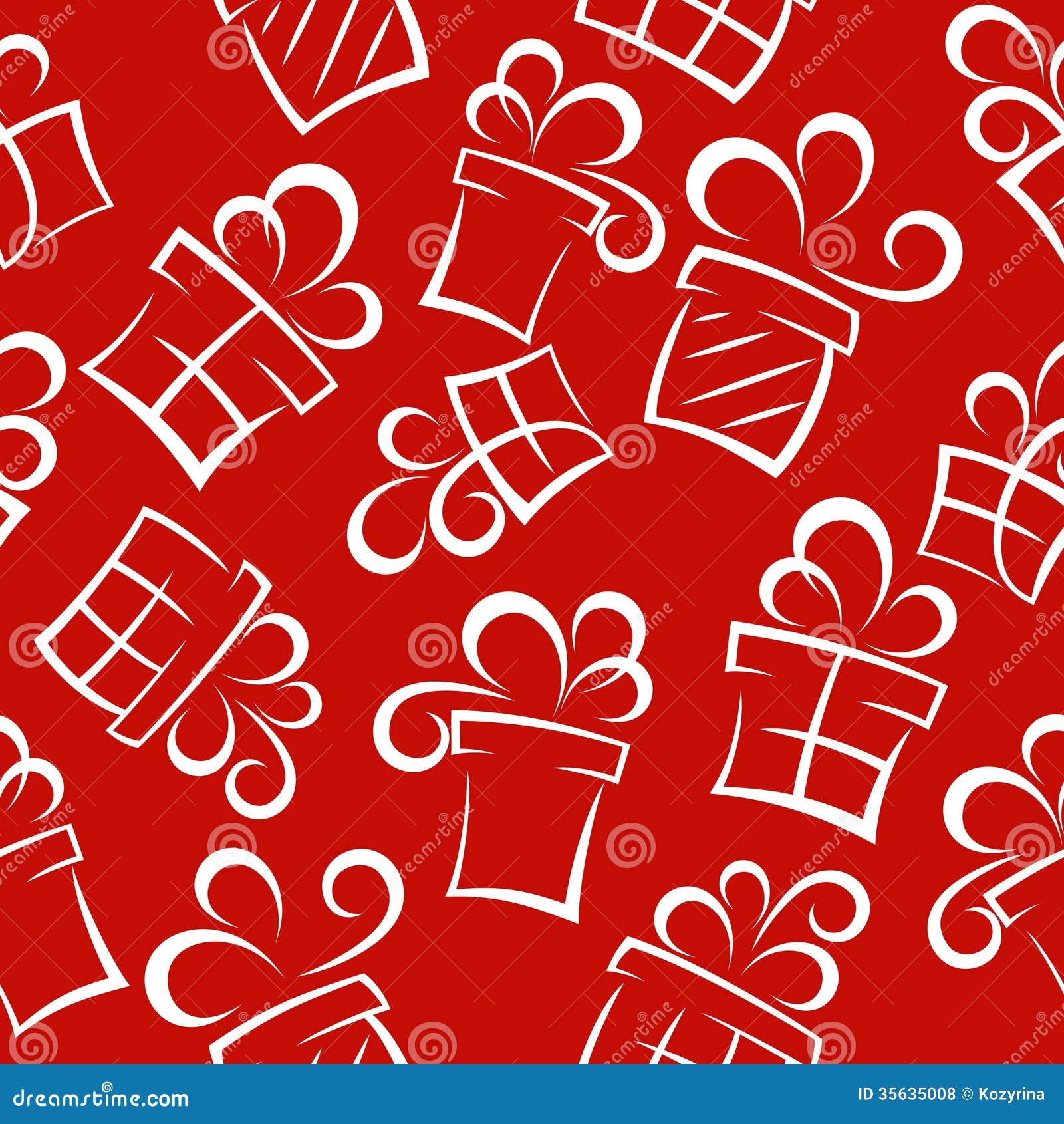 Gift Box Pattern Vector Illustration | CartoonDealer.com #39364100