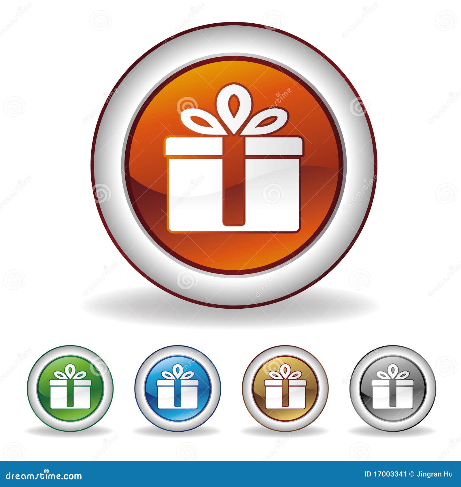 Gift pictogram vector illustratie. Illustration of cadeau - 17003341