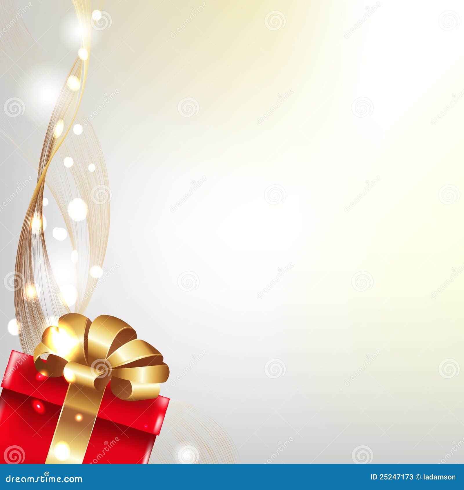 Gift Poster stock vector. Illustration of festive, present - 25247173