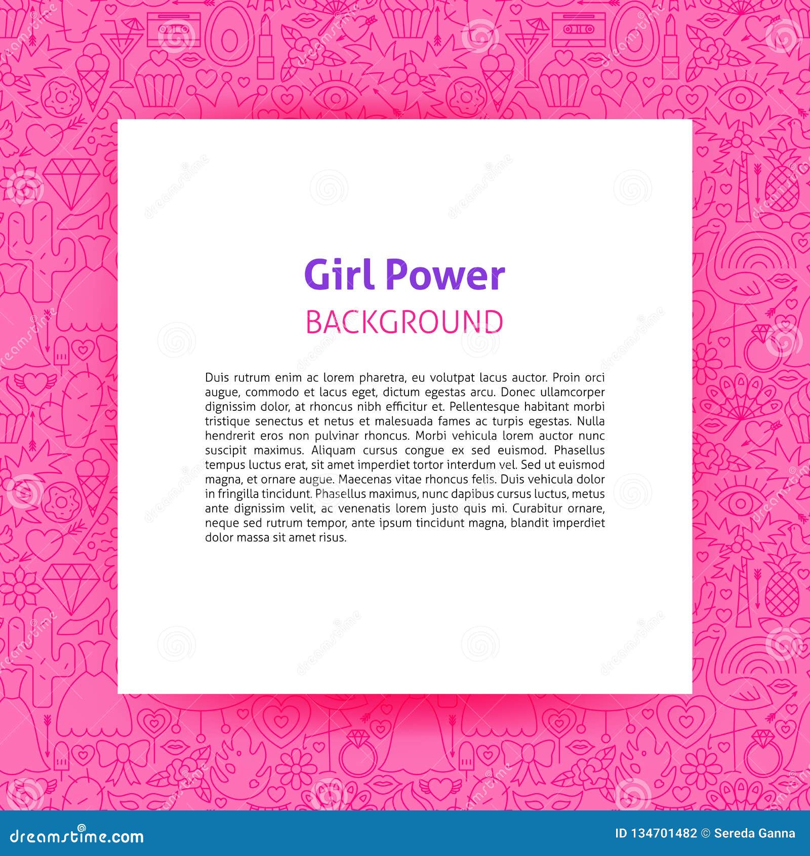 Gift Power Paper Template stock vector. Illustration of eyeglasses ...