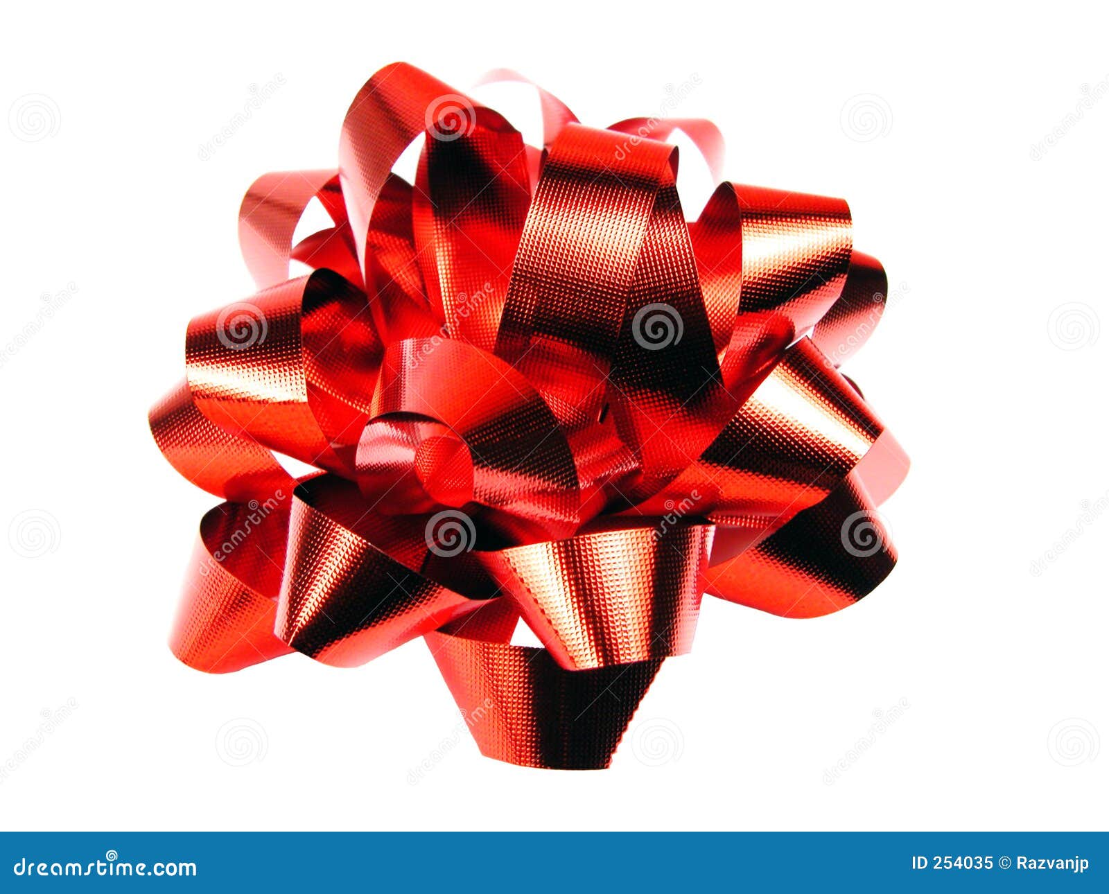 Gift red bow stock image. Image of wrapping, present, party - 254035