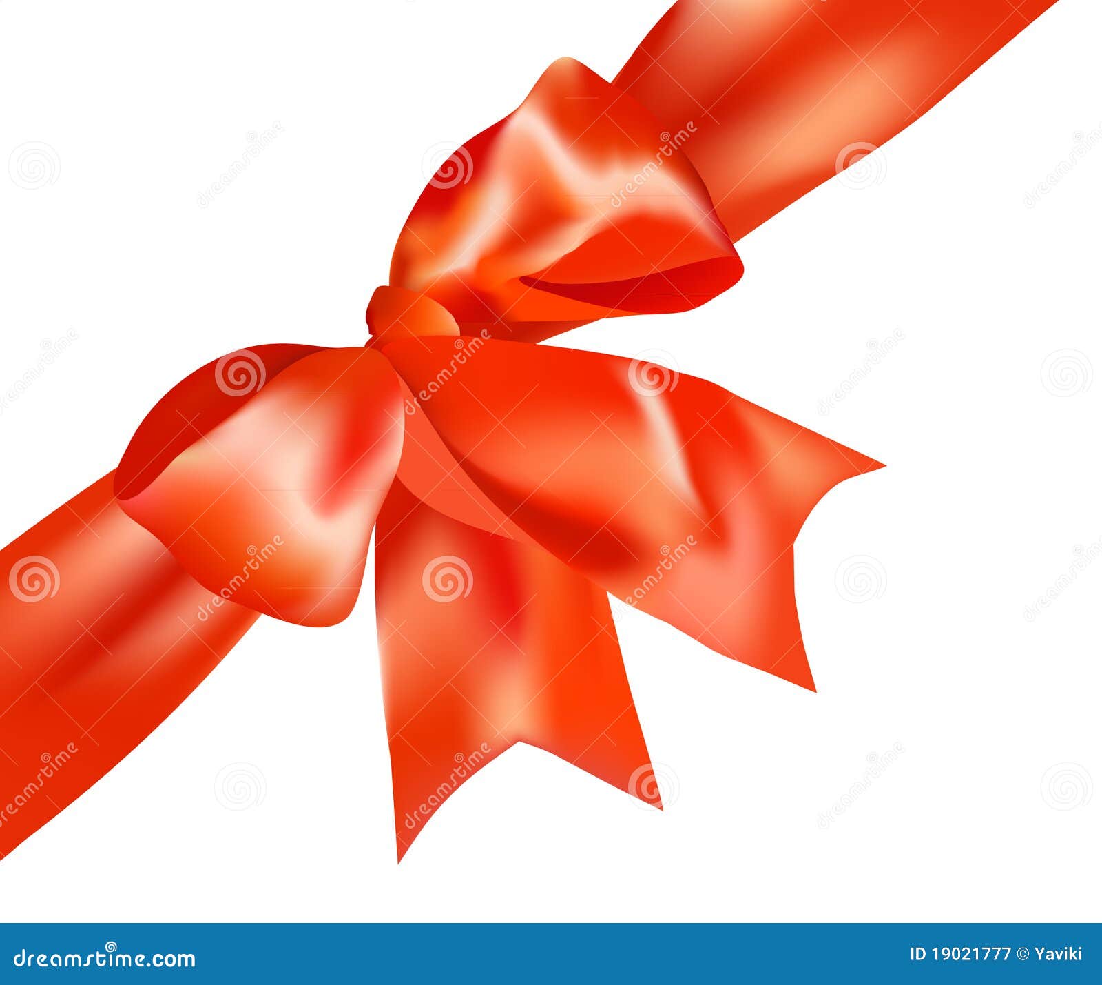 Gift ribbon stock vector. Illustration of special, gold - 19021777