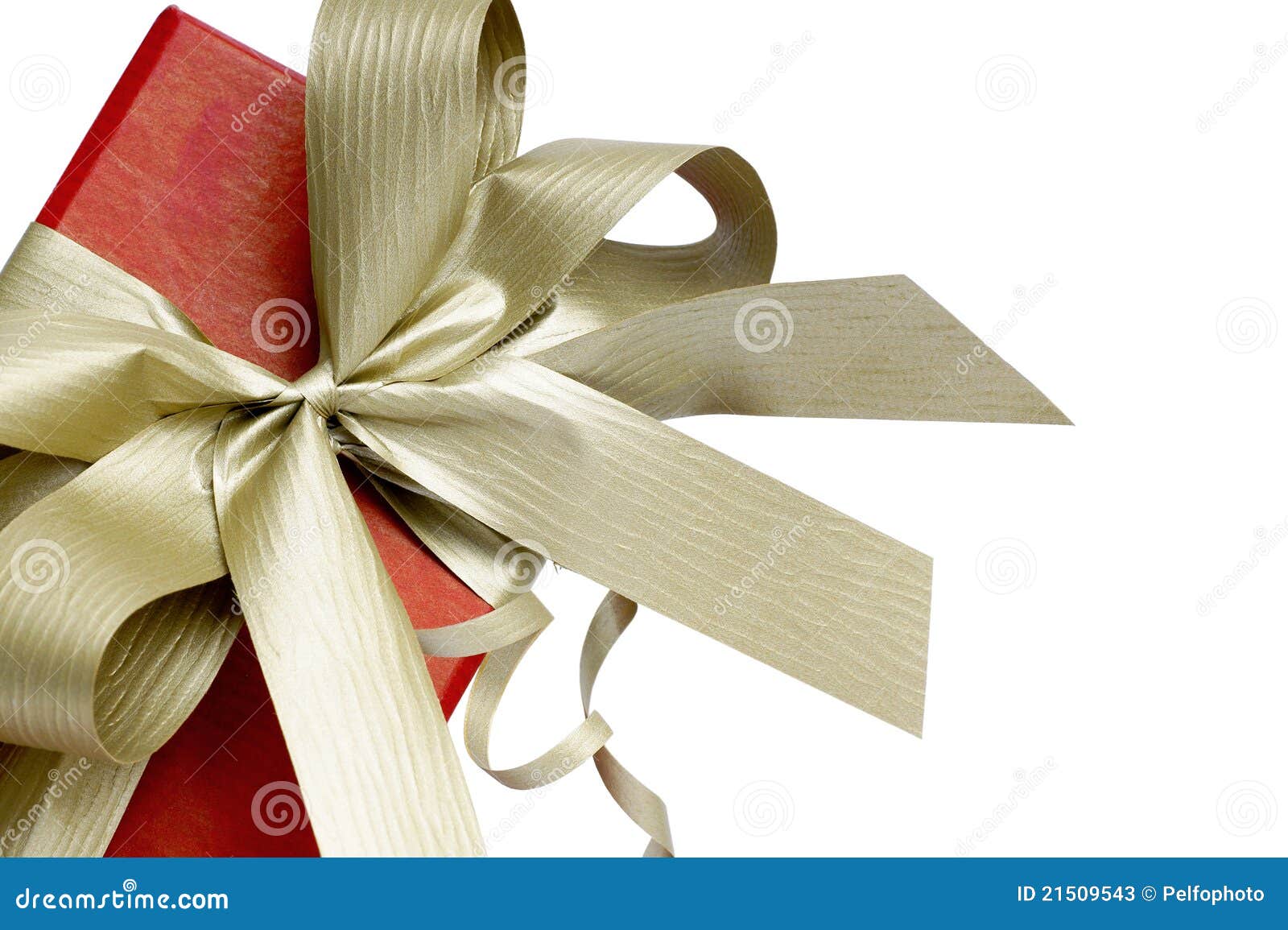 A gift with ribbon. stock image. Image of festival, love - 21509543
