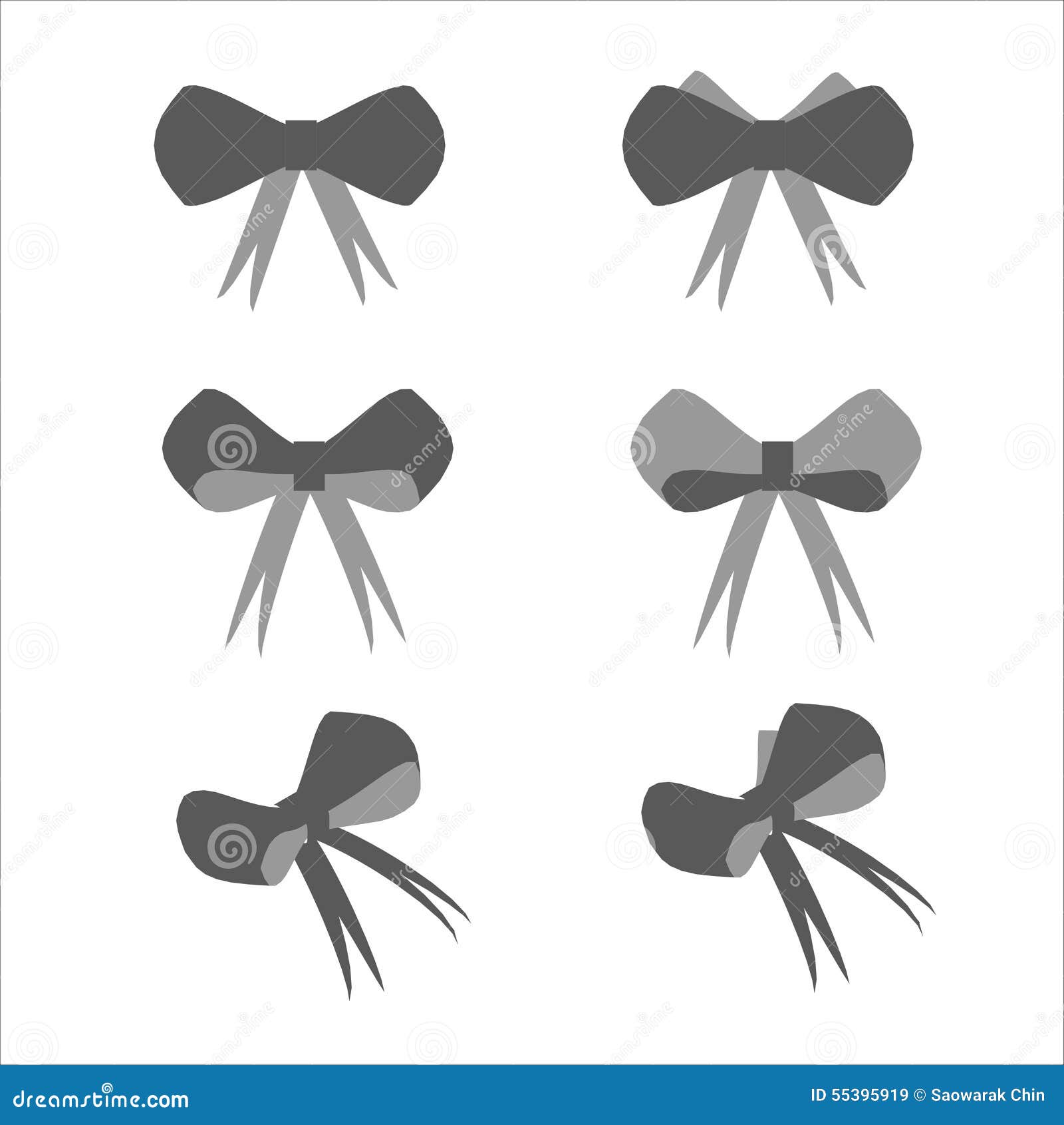 Gift ribbon icon stock vector. Illustration of shiny - 55395919